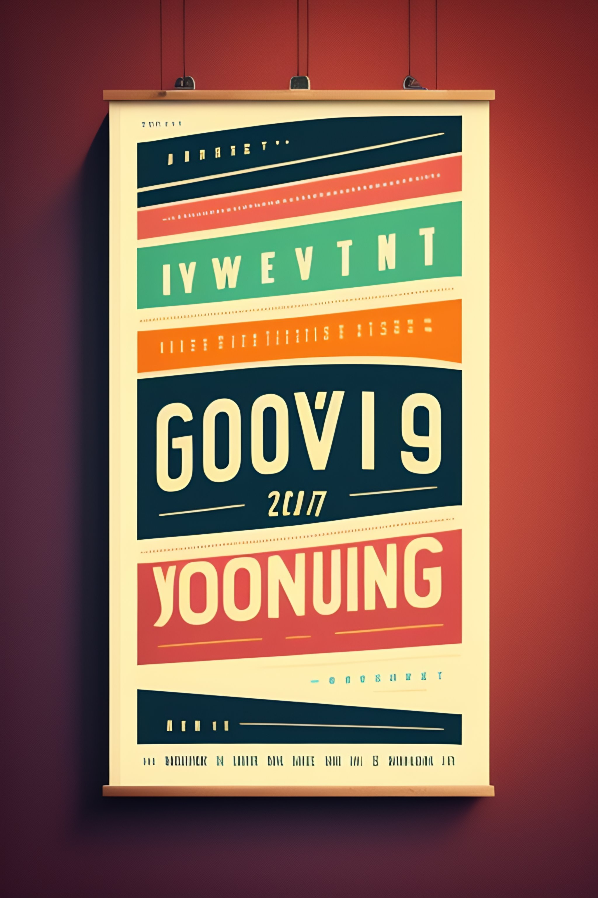 Typography Poster Vintage