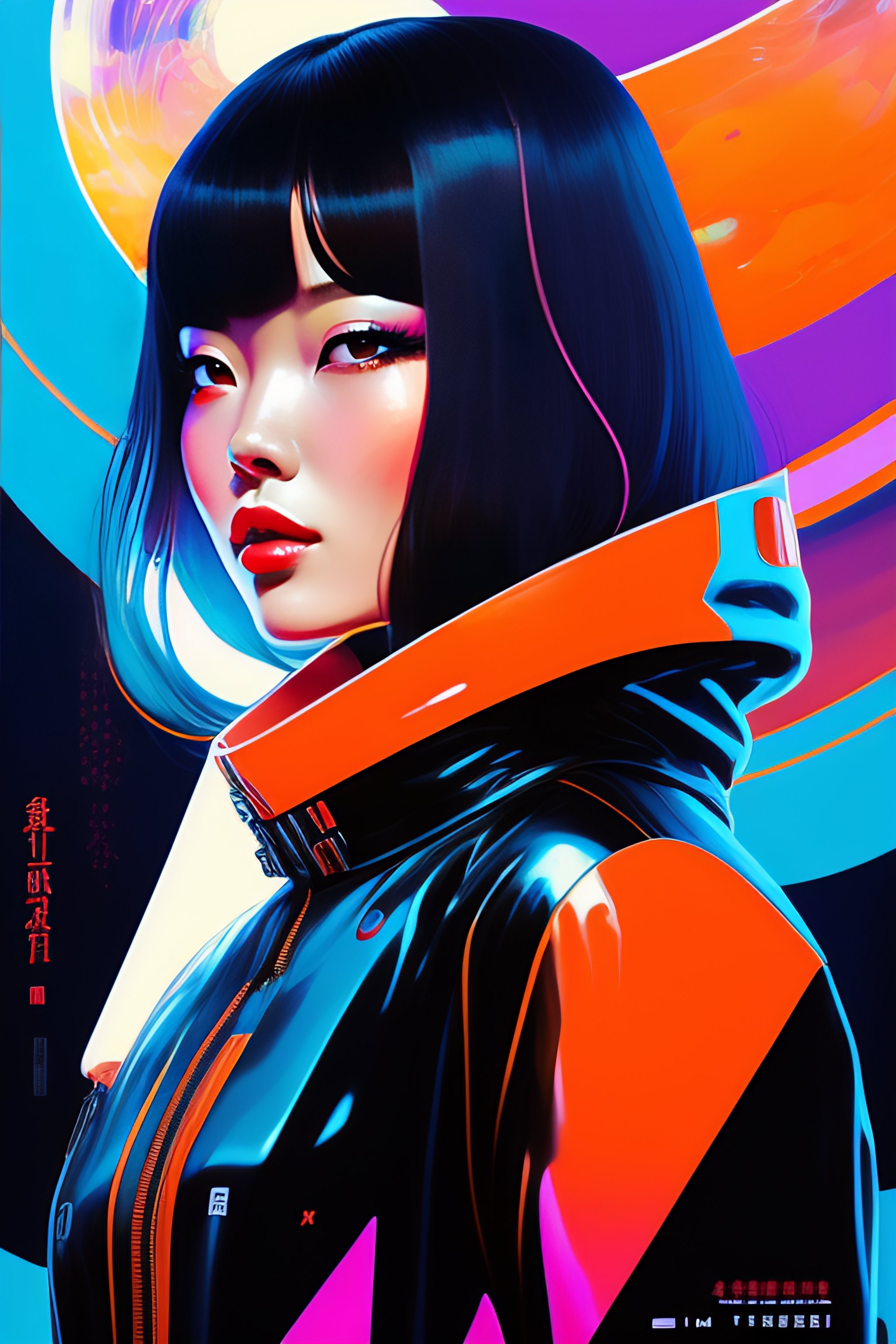 Lexica - Stylized portrait of beautiful jun amaki gravure model ...