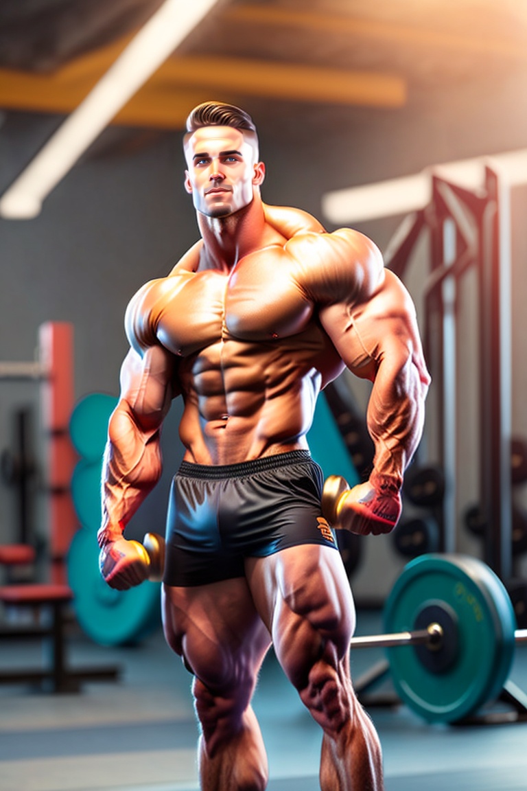 Lexica - Make this person as a body builder with veins popping out ...