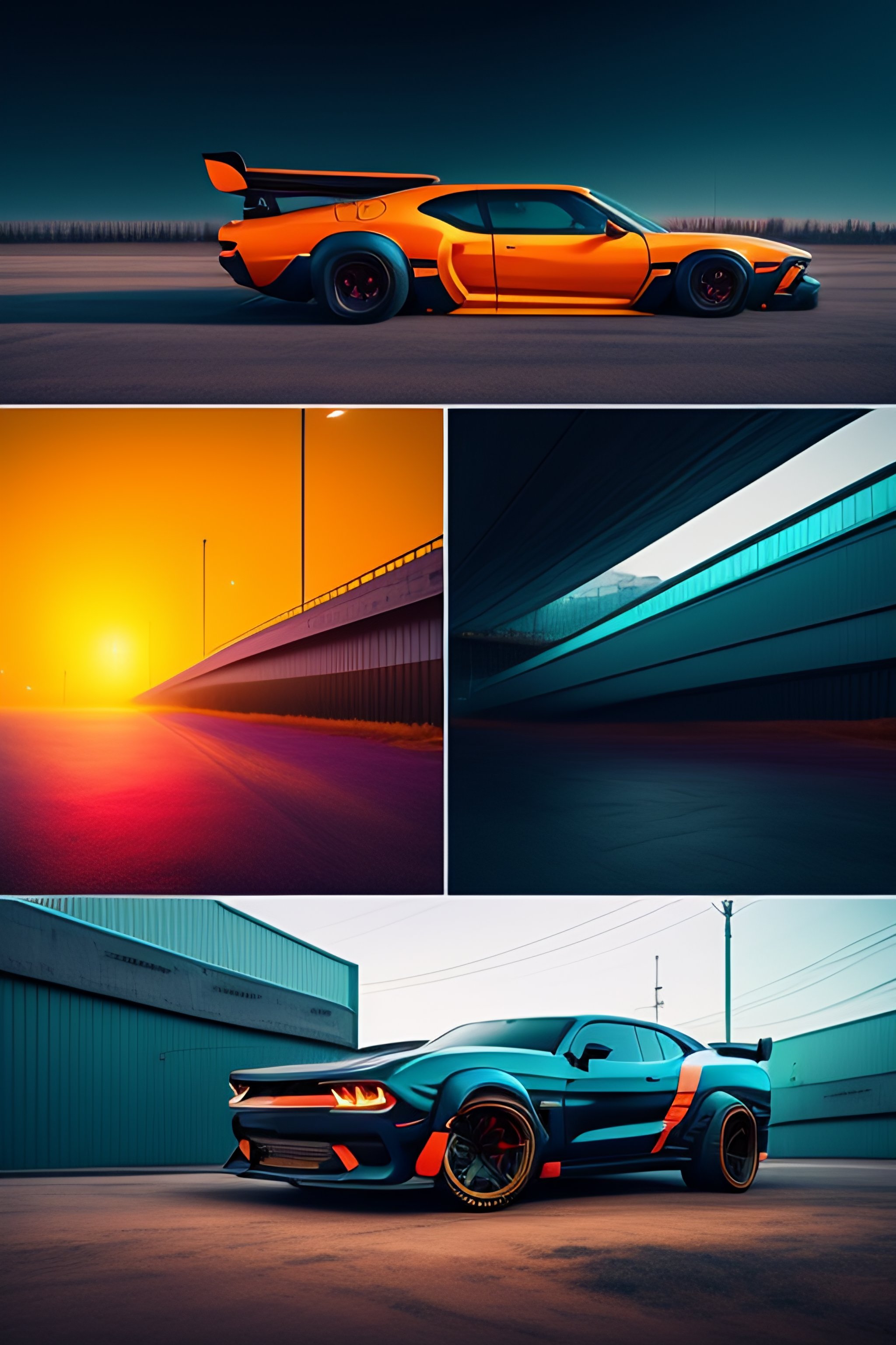 Lexica - Simon stalenhag,8k resoultion,hyper realstic, dodge hellcat ...