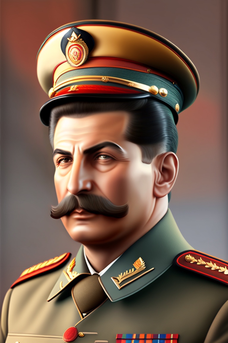Lexica - Joseph Stalin, photorealistic graphics