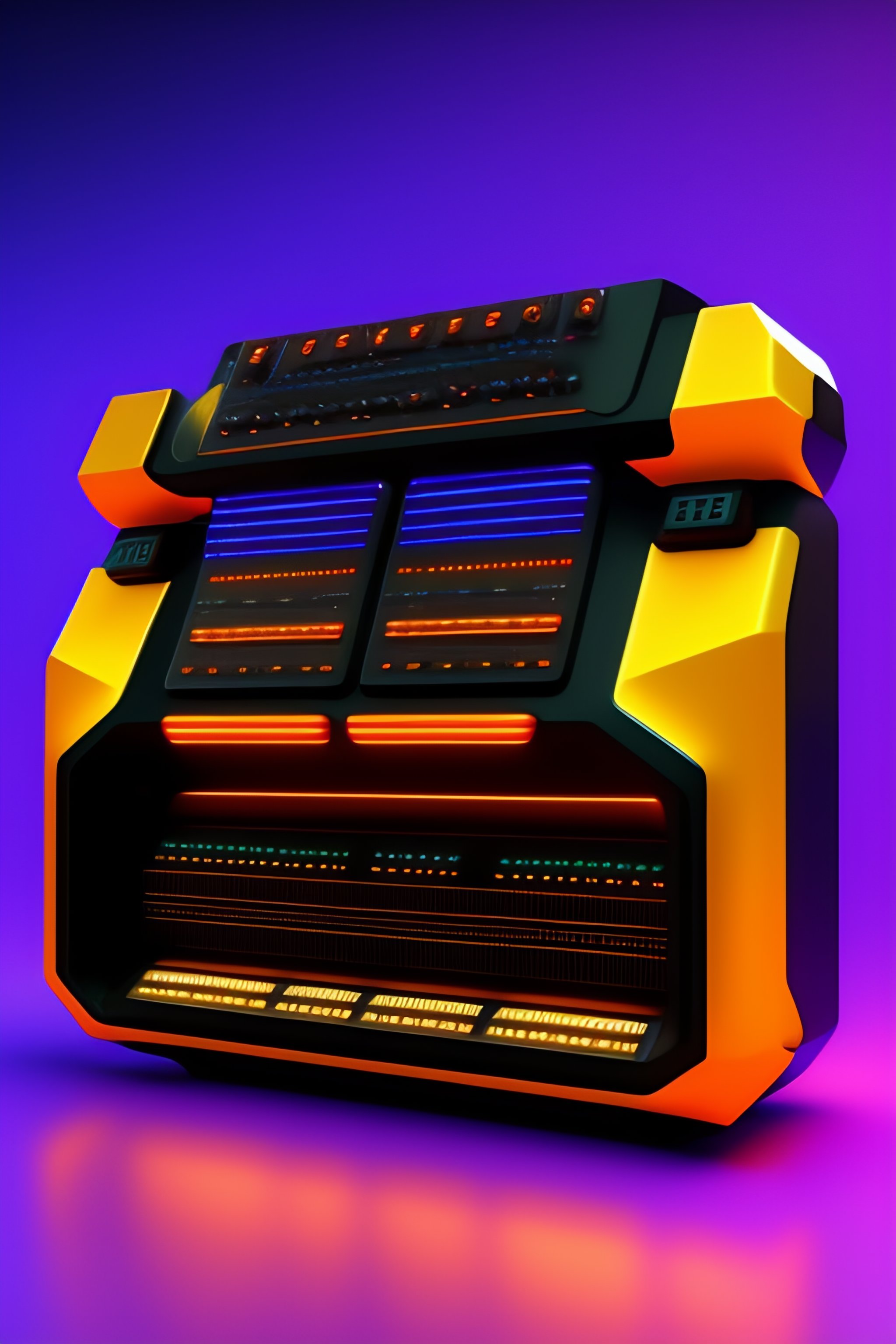 Lexica - 70s scifi style futuristic vsti synthesizer plugin, raytraced ...