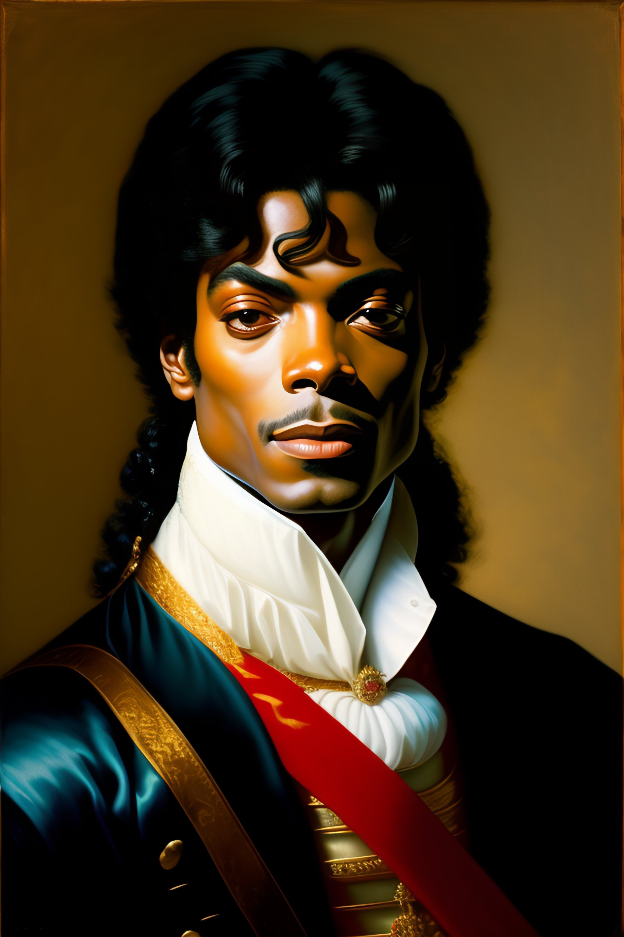 Lexica - Portrait of Michael Jackson, oil on canvas, highly detailed ...