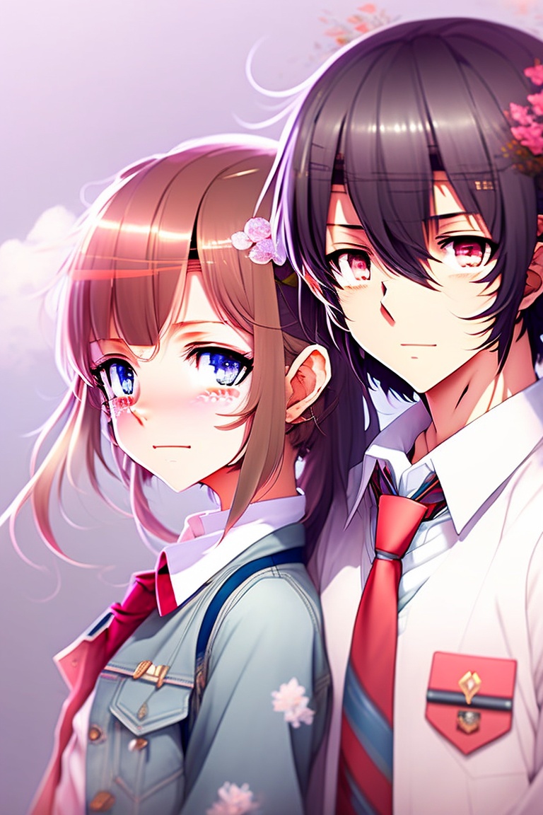 Lexica - Provide me an adorable manga duo who look very cute, sweet and ...