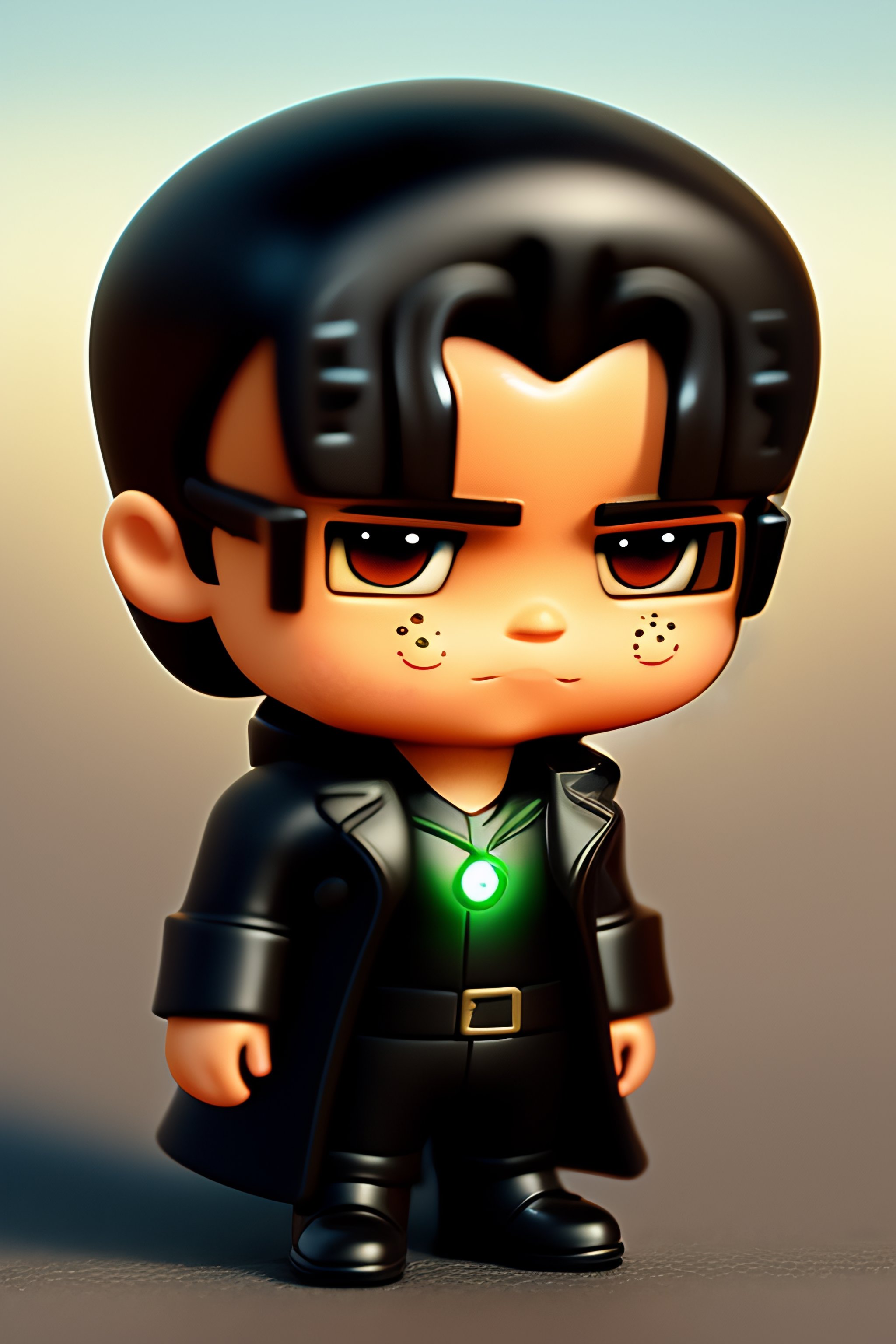 Lexica - Children's cartoon version of Neo in the Matrix
