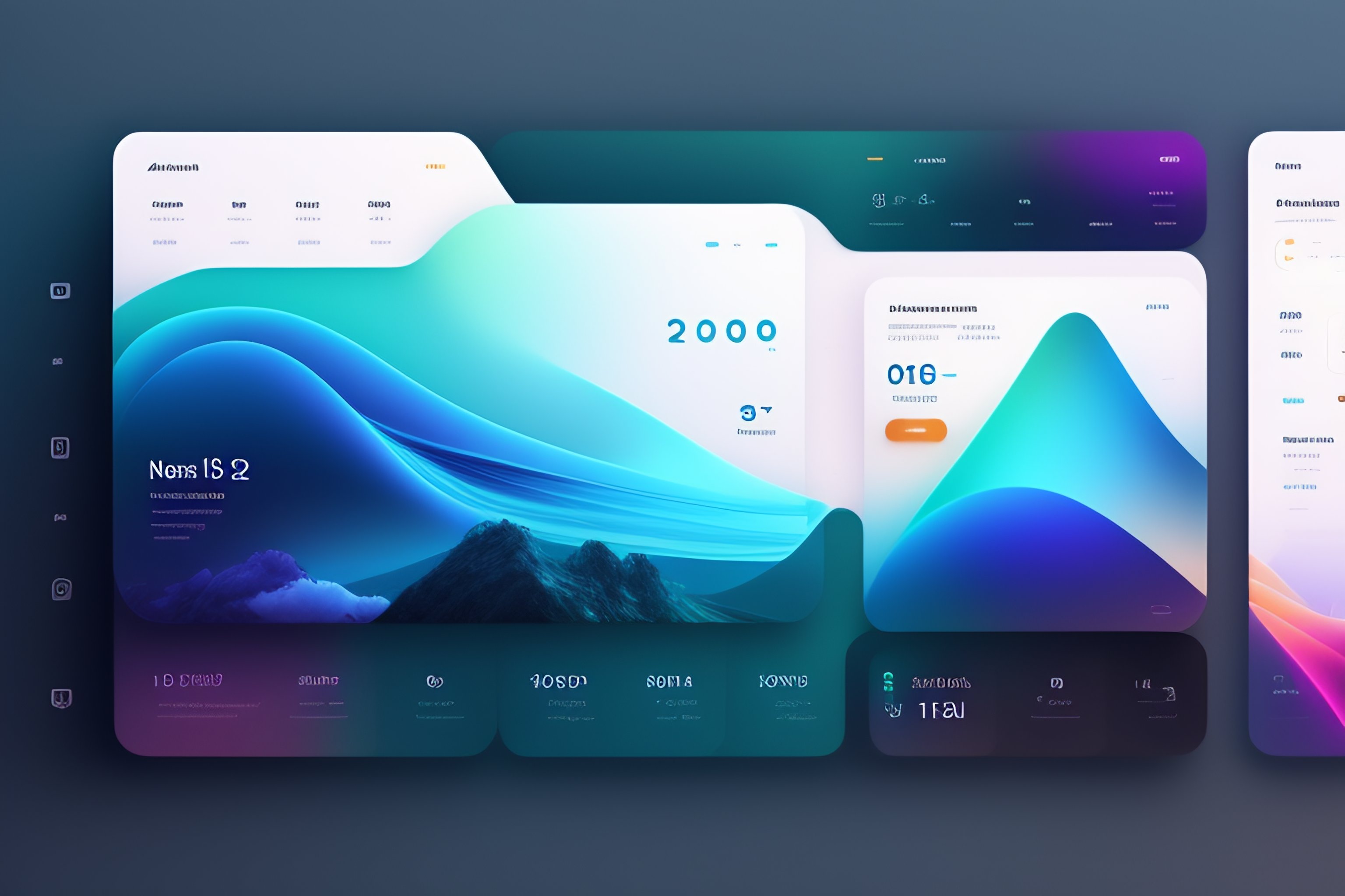 Lexica - Neumorphic Soft UI Kit, UI Design powerpoint, Neumorphism ...