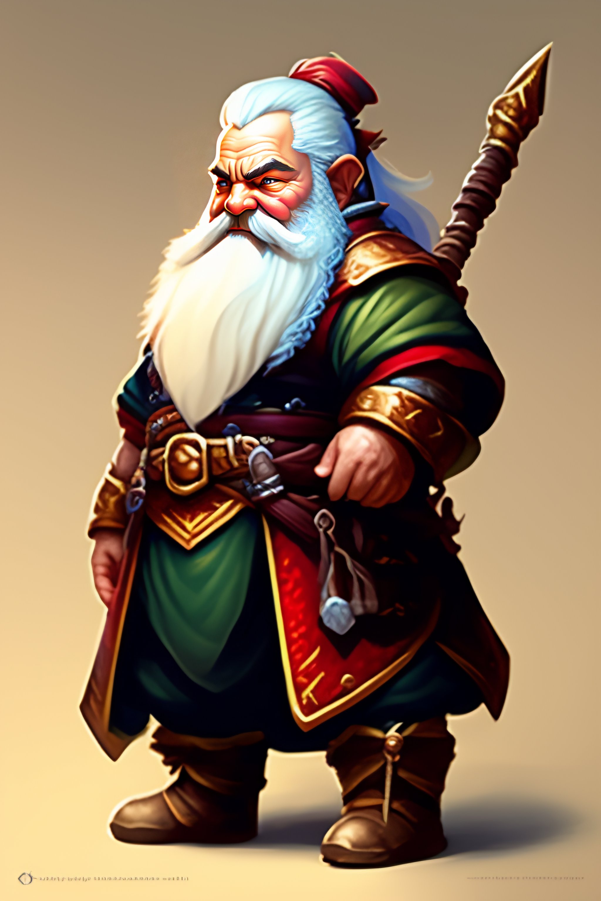 Lexica - Dwarf Wizard, D&D, RPG