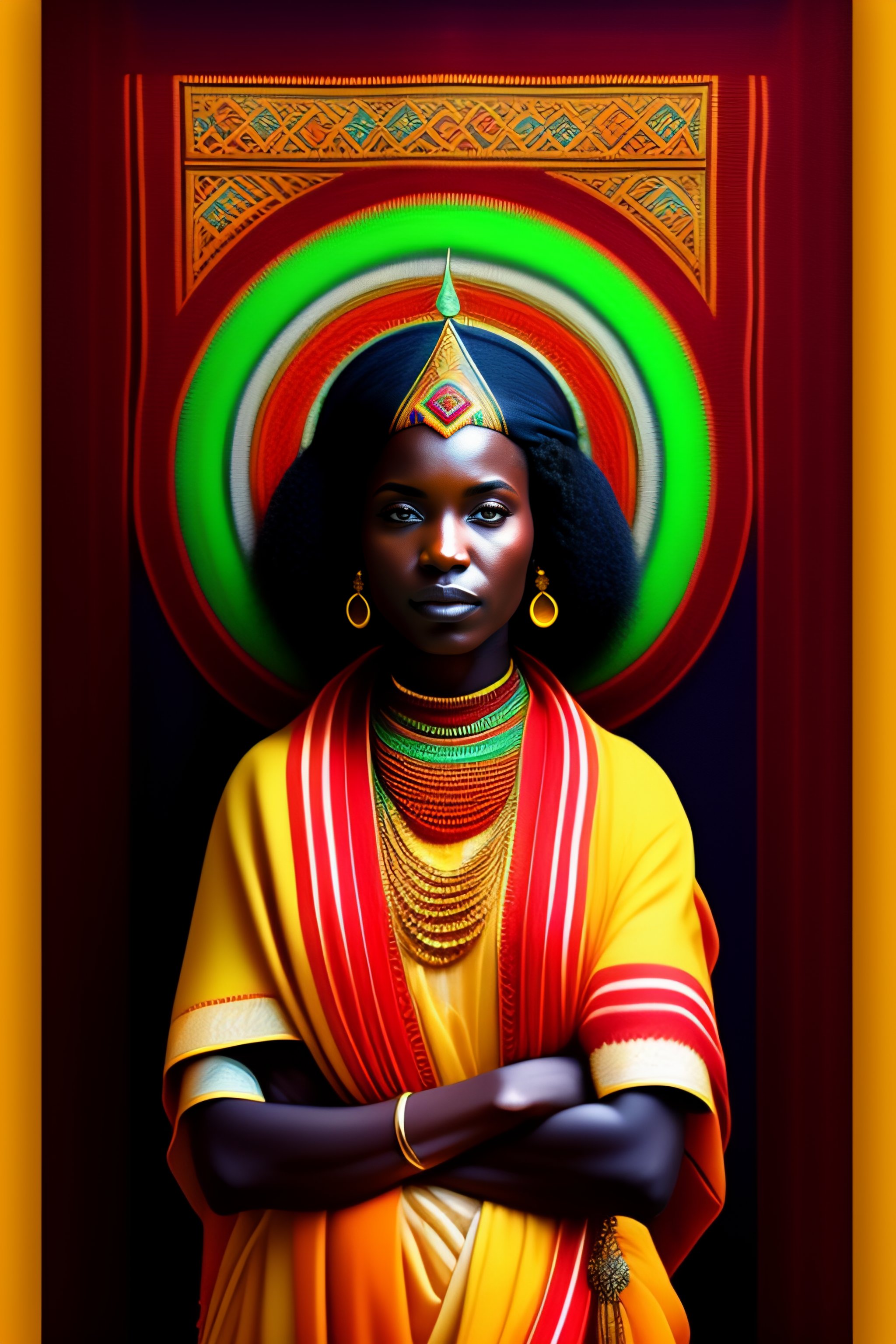 Lexica - Priestess of multiverse in guinea cloth