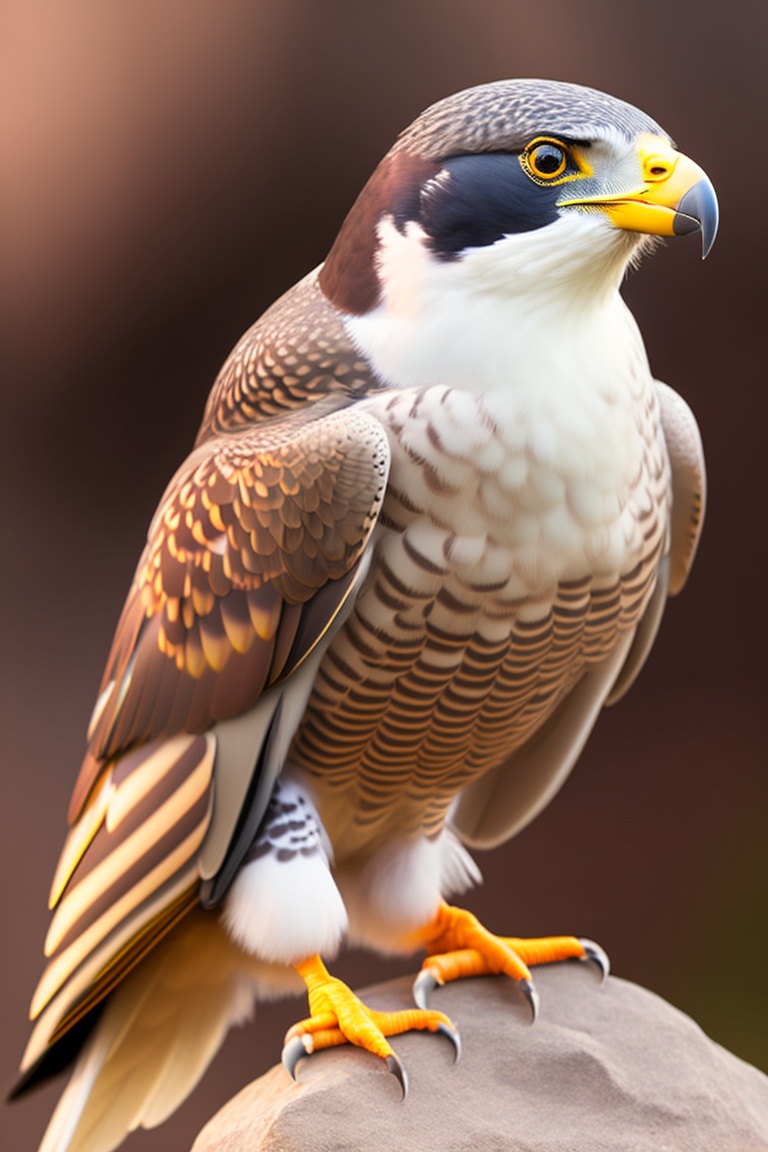 Lexica - The peregrine falcon is the fastest bird, capable of diving at ...