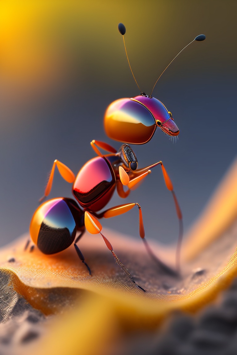 Lexica - During summer, the ant worked hard, gathering food for the winter.