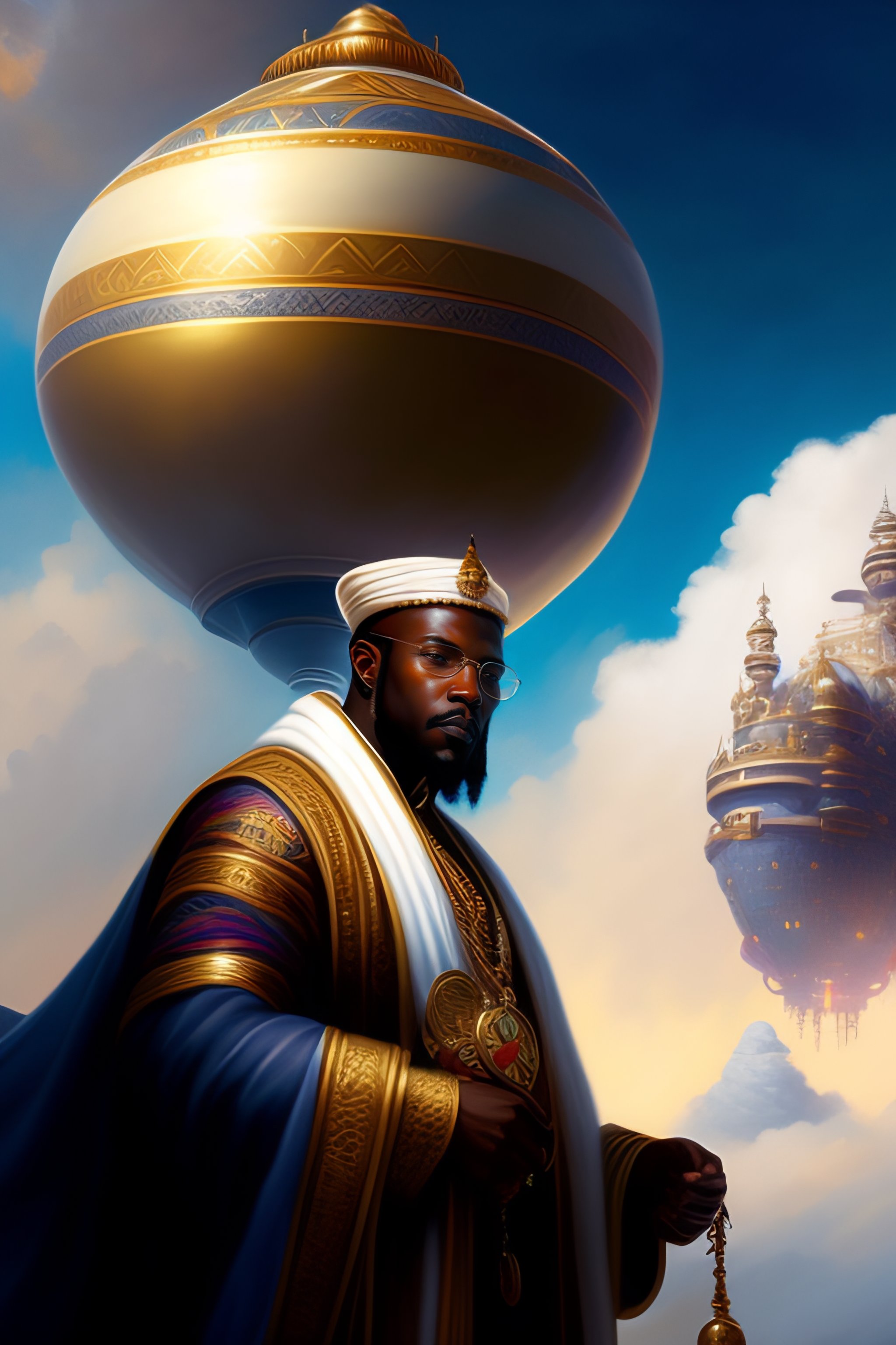 Lexica - "AN ULTRAREALISTIC OIL PAINTING OF AN AFRICAN MOOR WEARING A ...