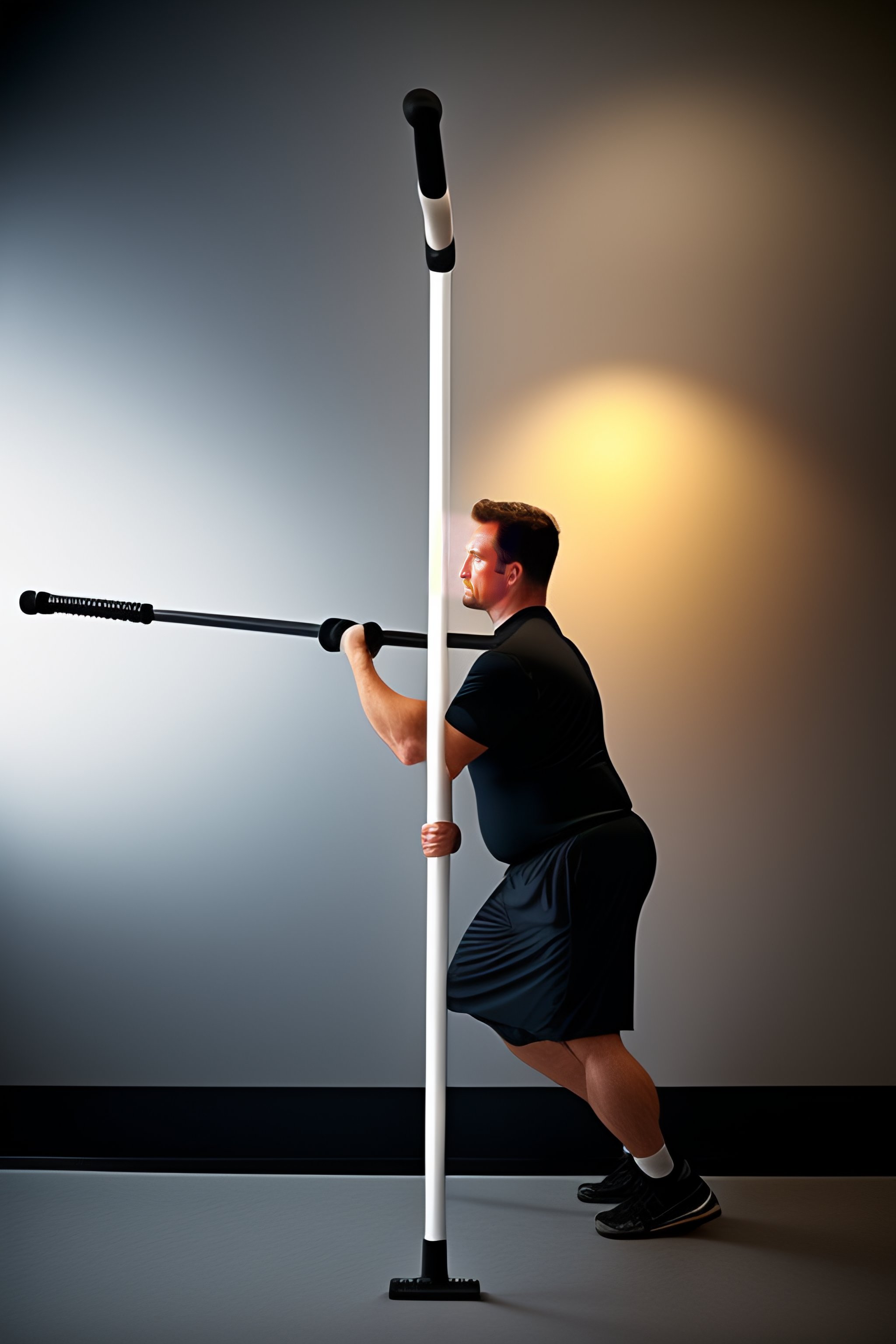 Lexica - Man doing Broomstick External Shoulder Rotation Exercise. Man ...
