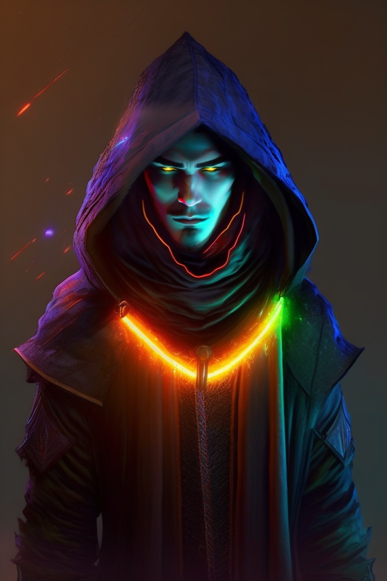 Lexica - Prompt 1: /imagine prompt: A male character with a hood of ...