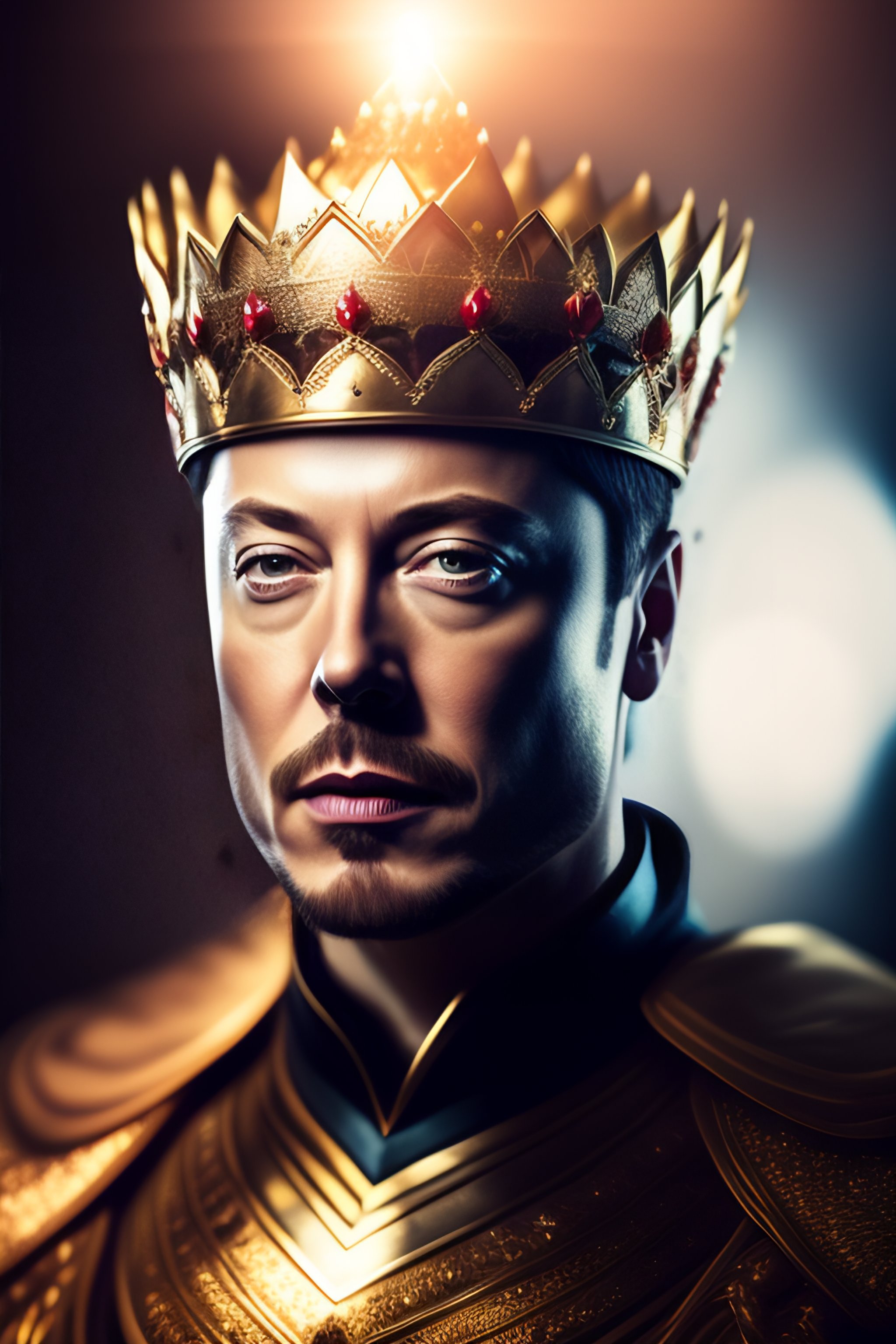 Lexica - Eelon musk, king, crown of thorns, realistic photography ...