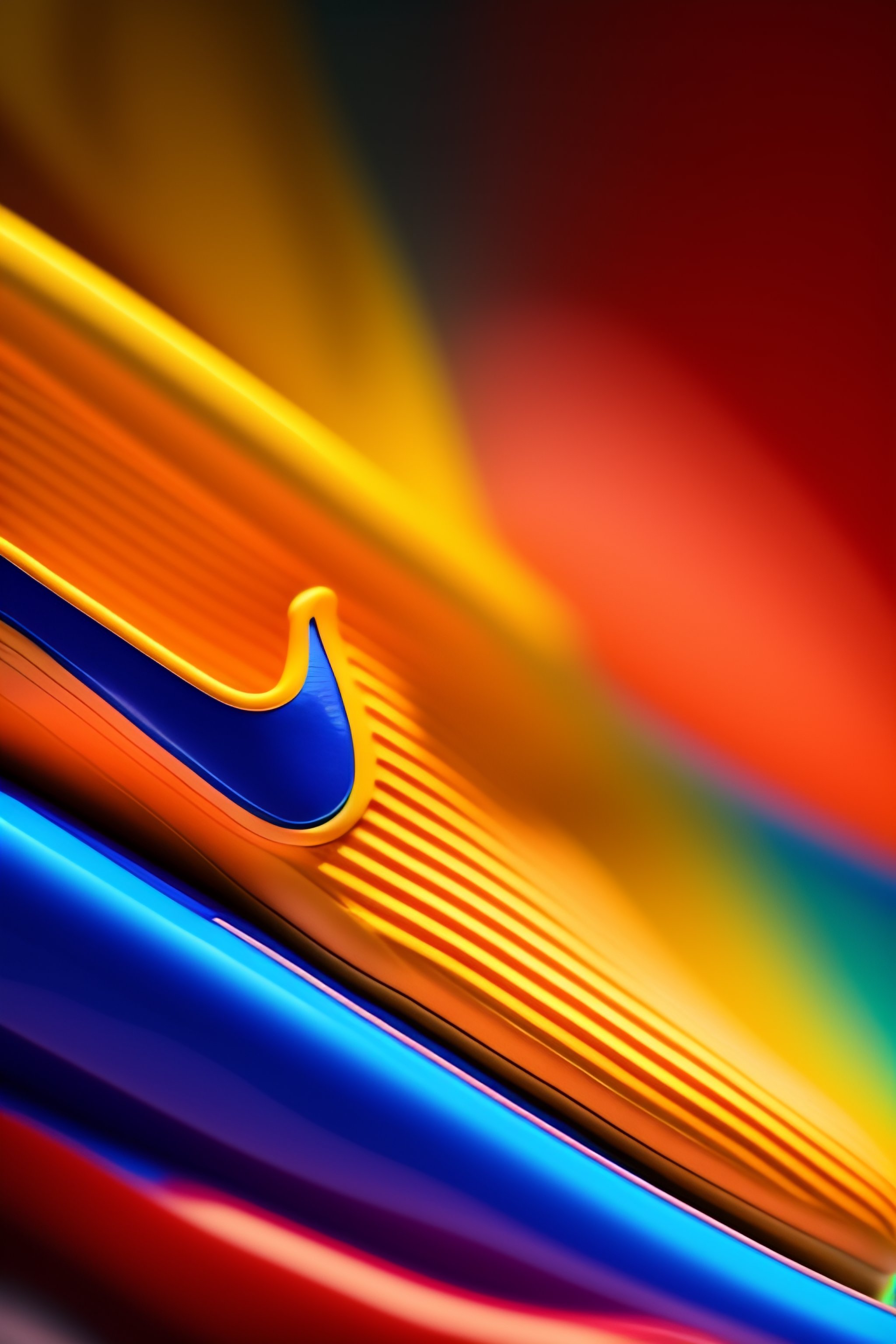 Lexica - Yellow blue orange red color nike shoes