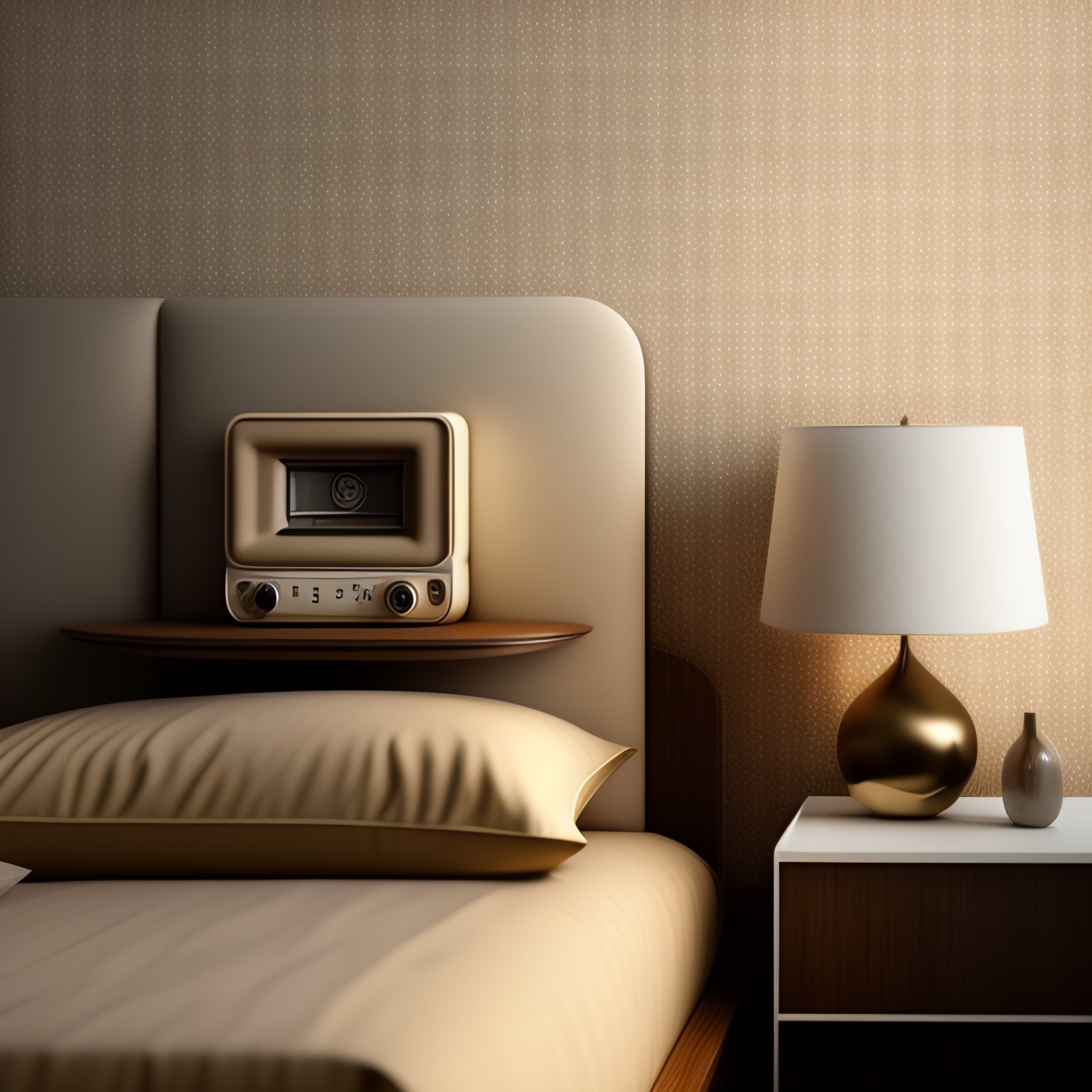 Lexica - 60s 50s bedroom grainy beige with record player photograph ...