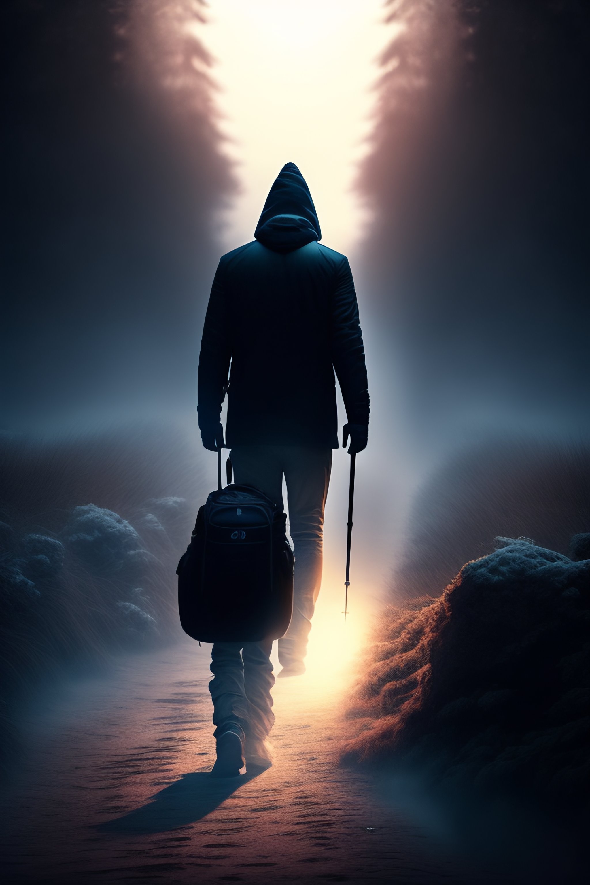 Lexica - Man walk in the Darkness with a lot of spirit