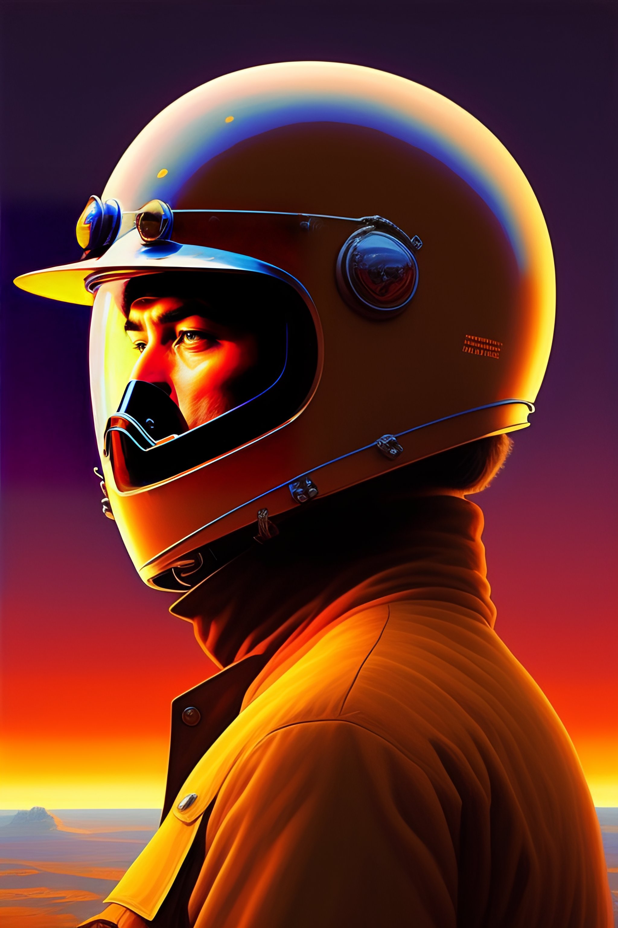 Lexica - Portrait of an engineer with helmet, very coherent, painted by ...