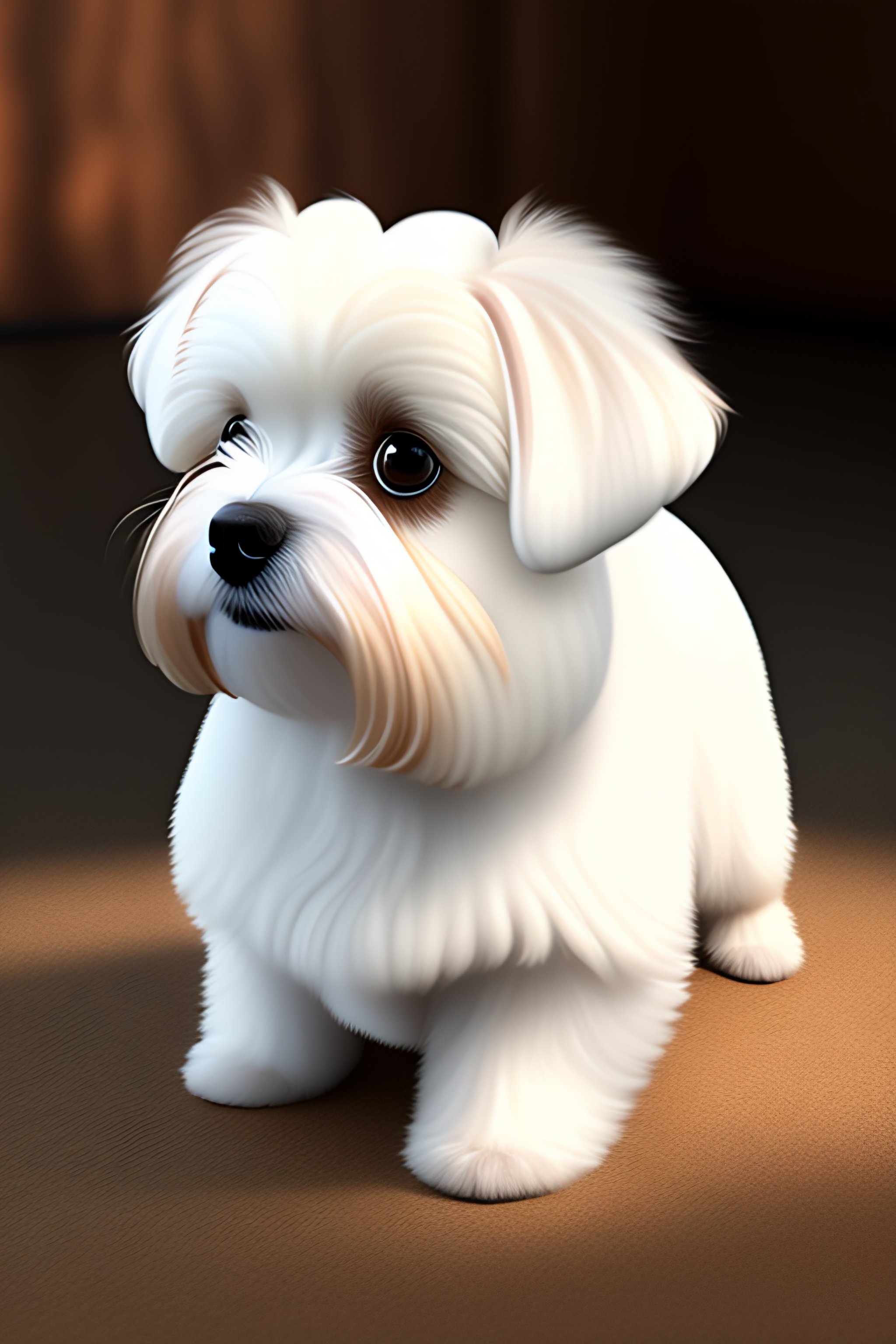 Lexica - Hyper realistic maltese dog white