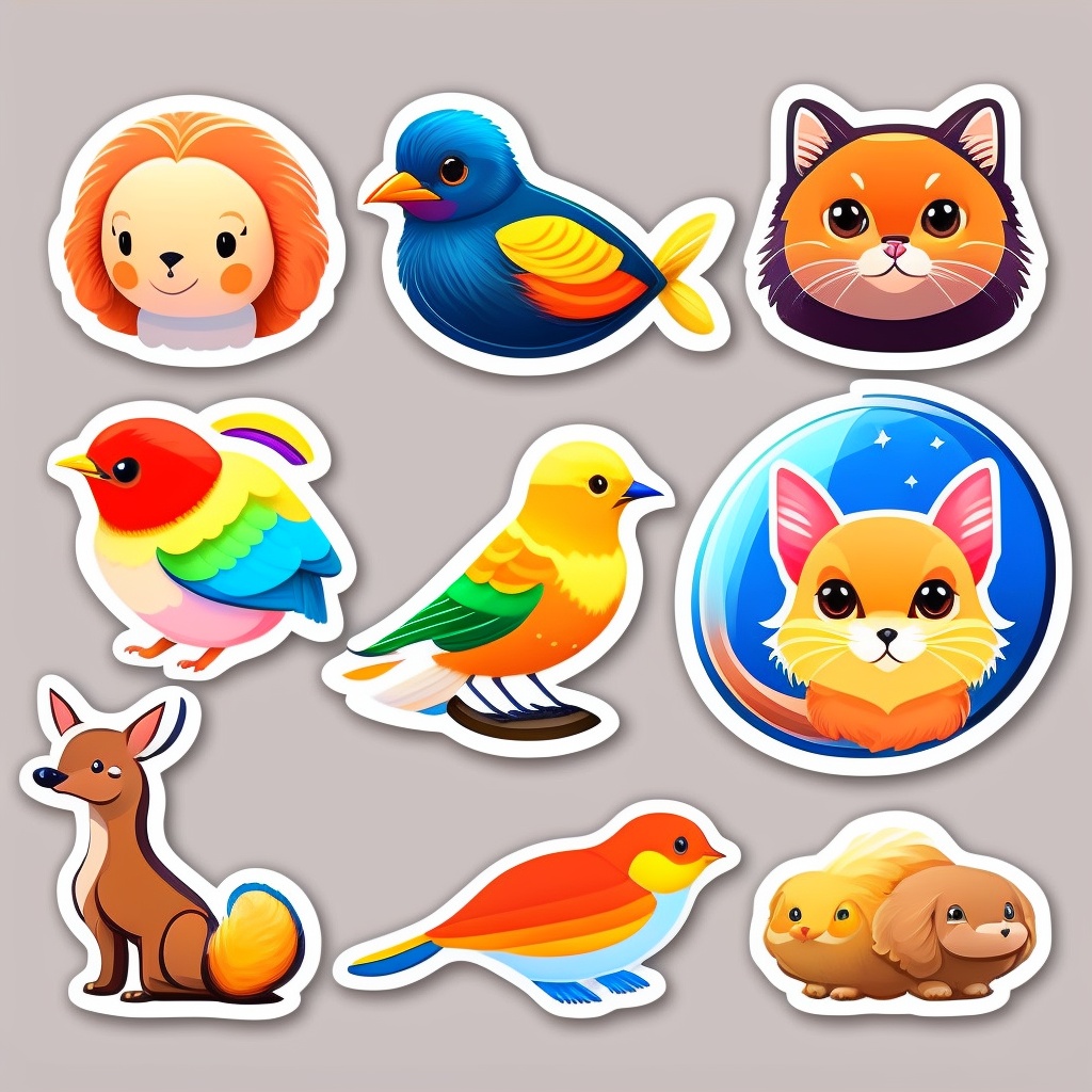 Lexica - Pet stickers: Design stickers with different types of pets ...