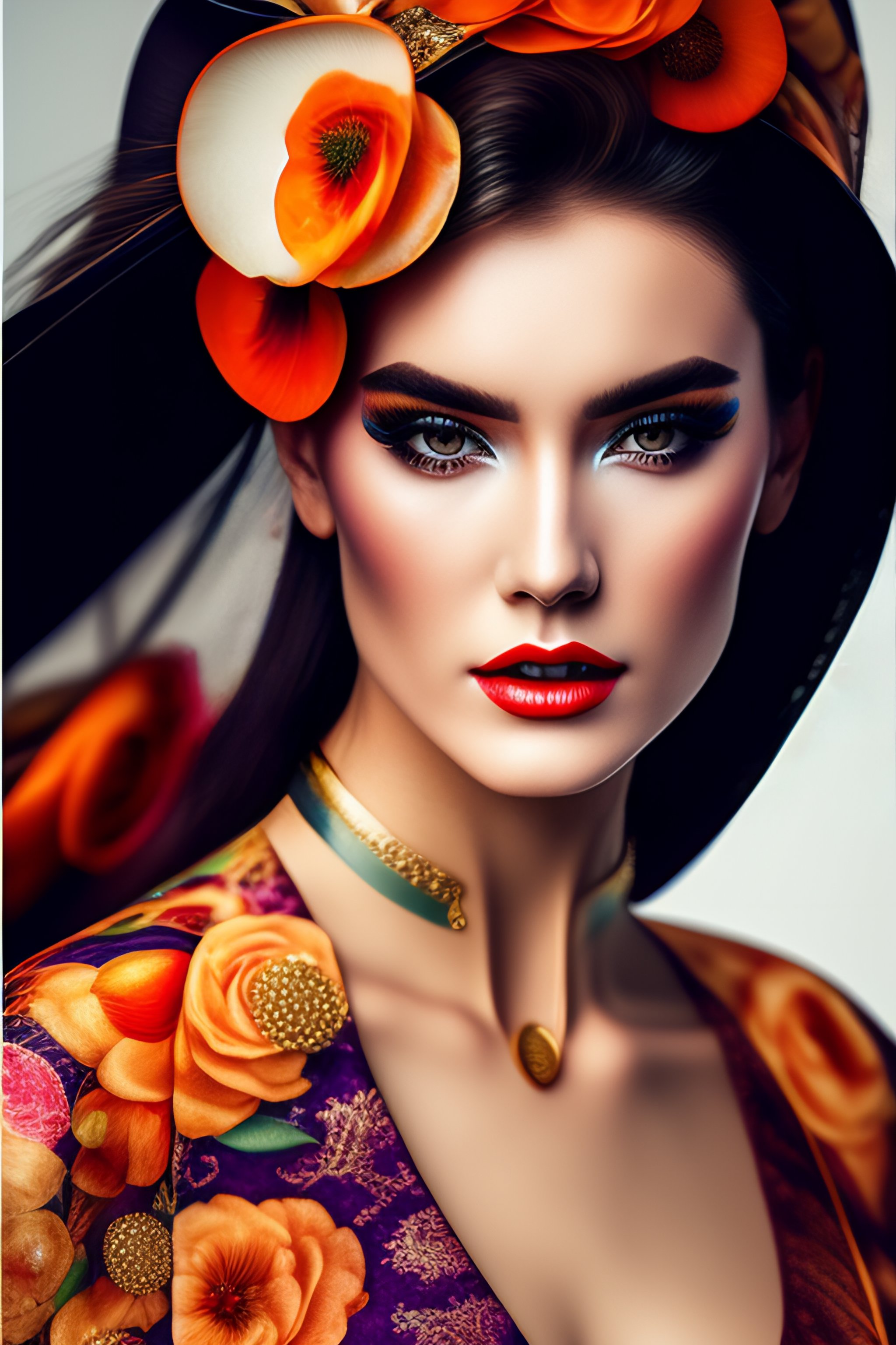 Lexica - Fashion show into fashion style digital printed fabric pattern ...