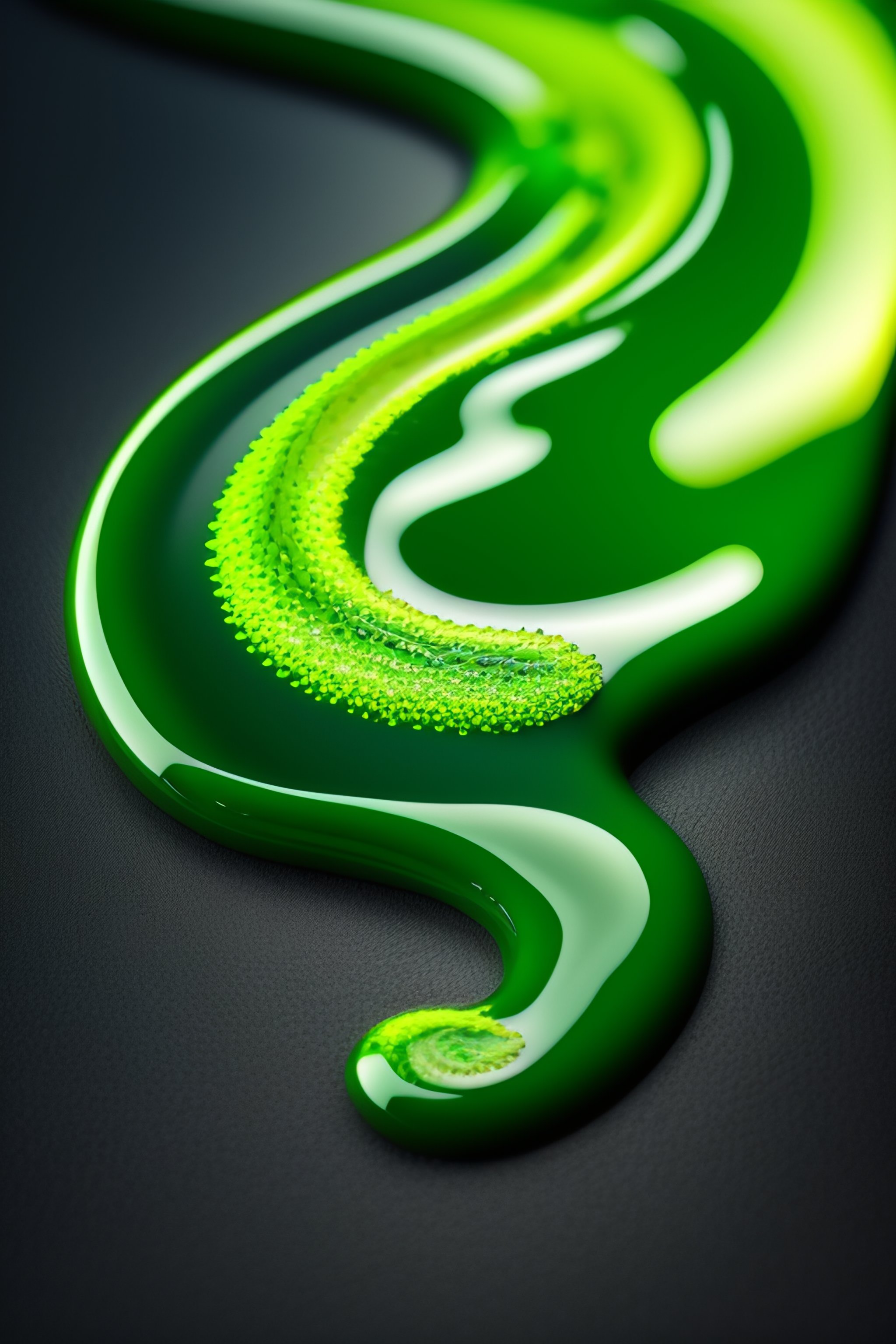 Lexica - Slug leaving a trail of green slime, hyper detailed, ultra ...