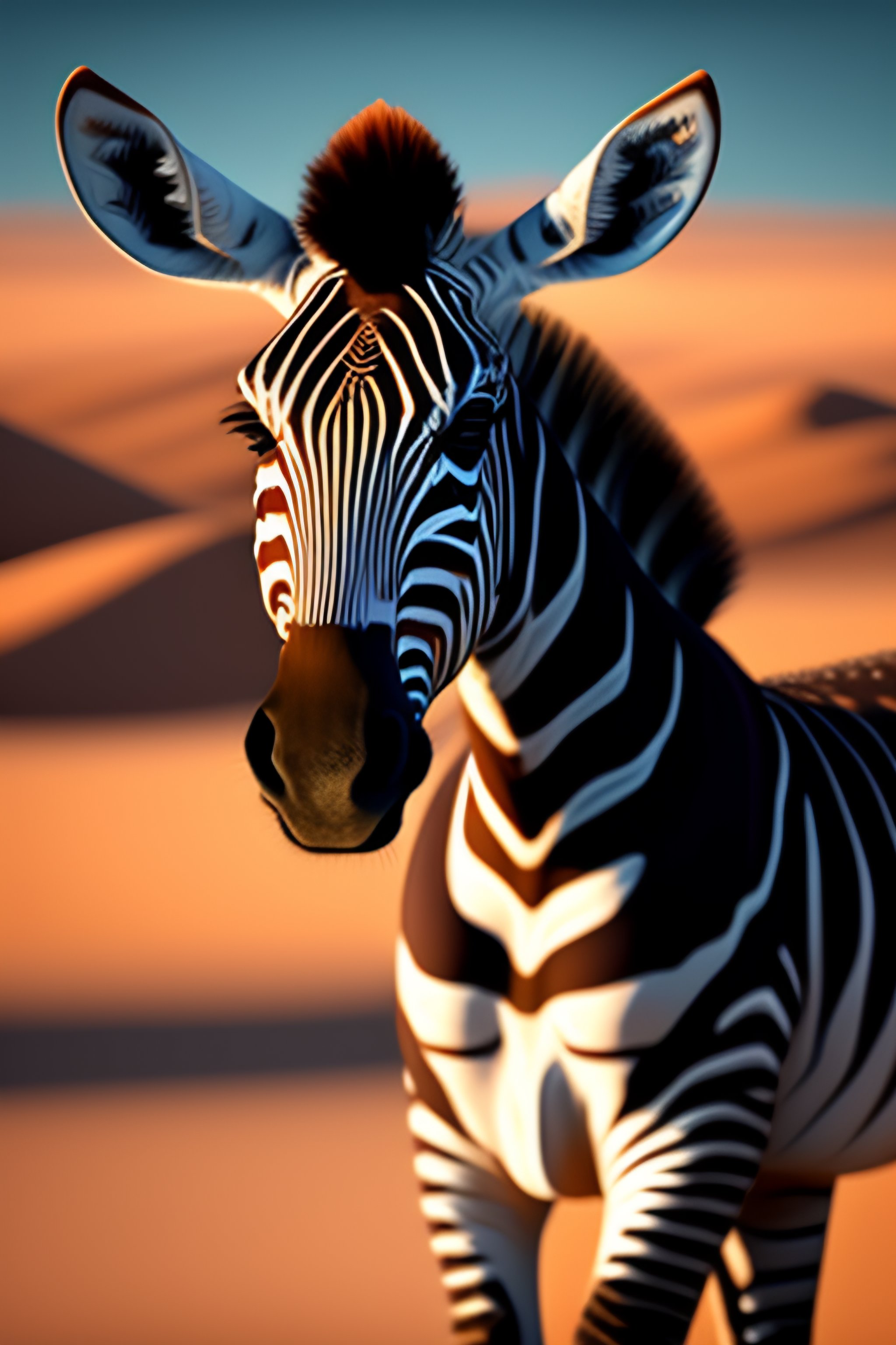Lexica - Zebra pixar cute hd 4k realistic 3d