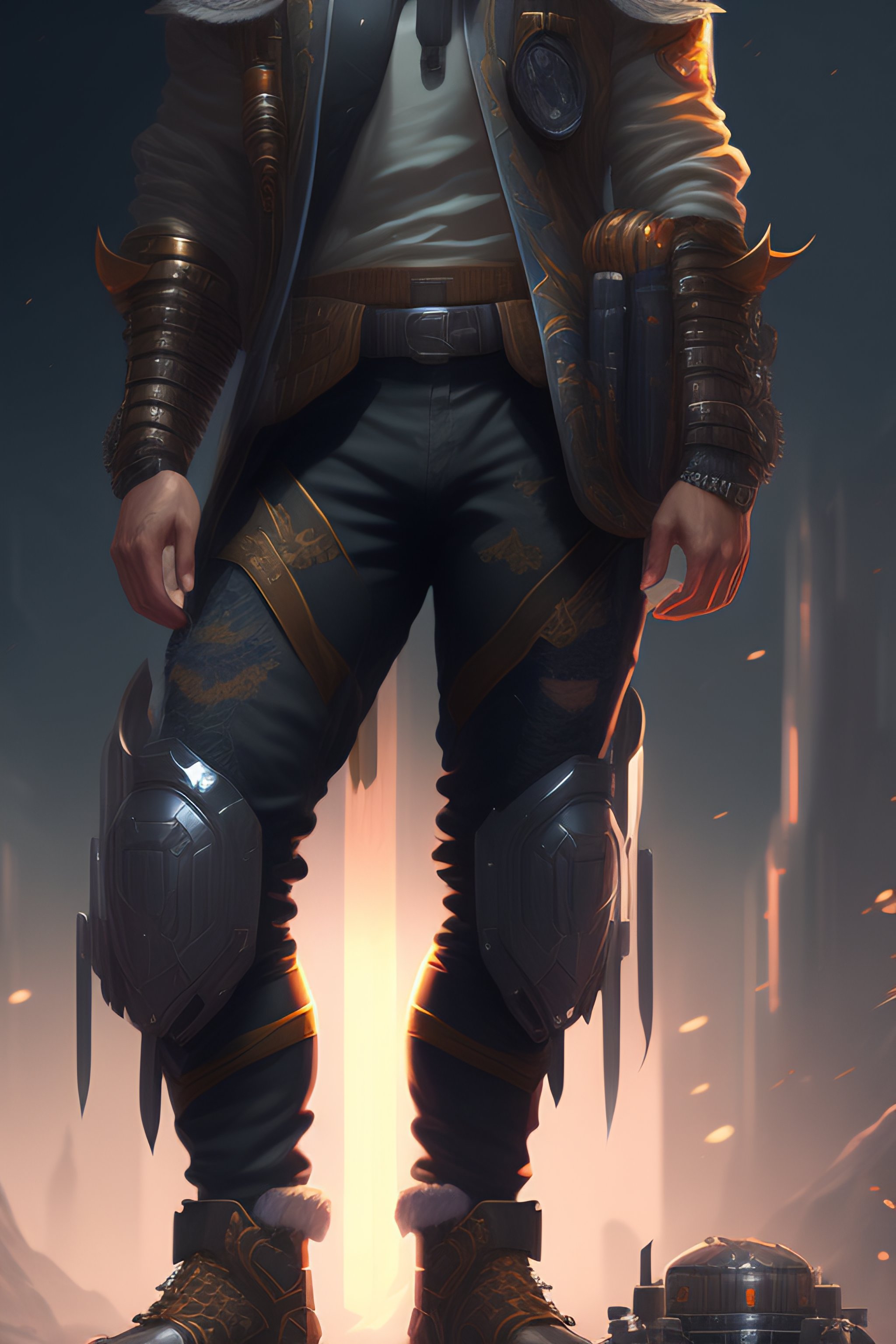 Lexica - A highly detailed illustration of Isaac Clarke wearing ripped ...