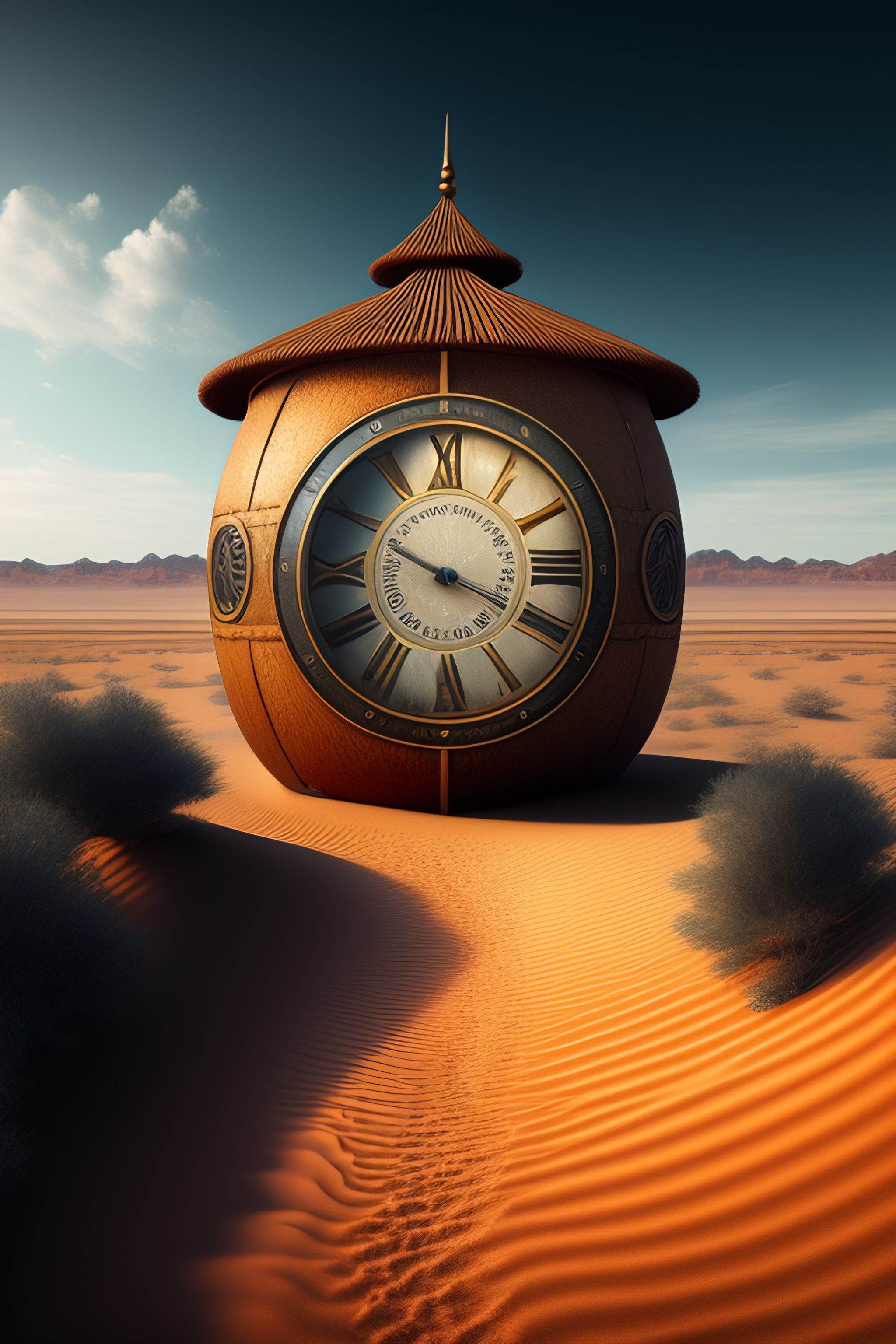 Lexica - Depiction of an unusual metaphor for time, hd, 4k extremely ...