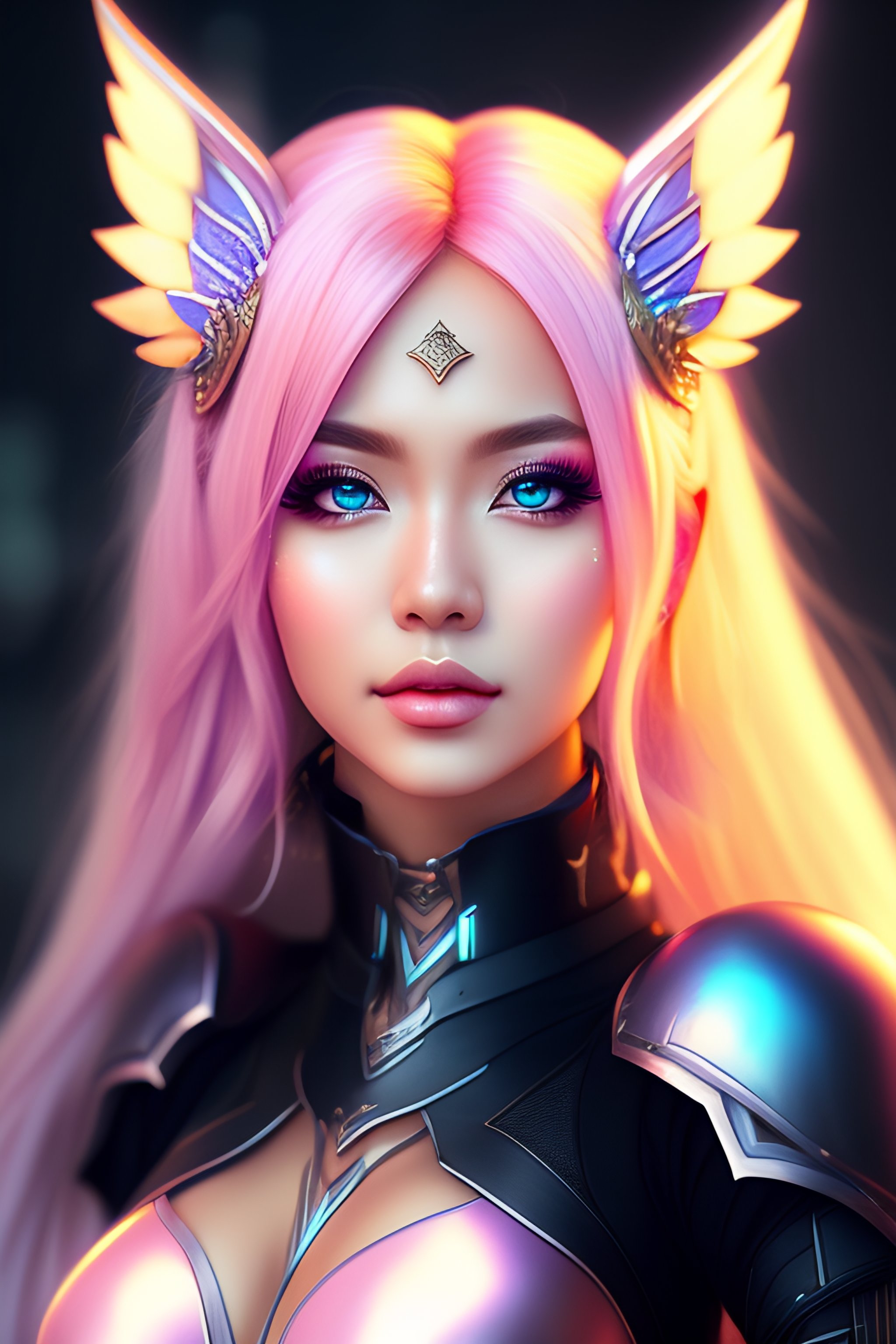 Lexica - Real anime cosplay robotic meha fairy girl portrait ...
