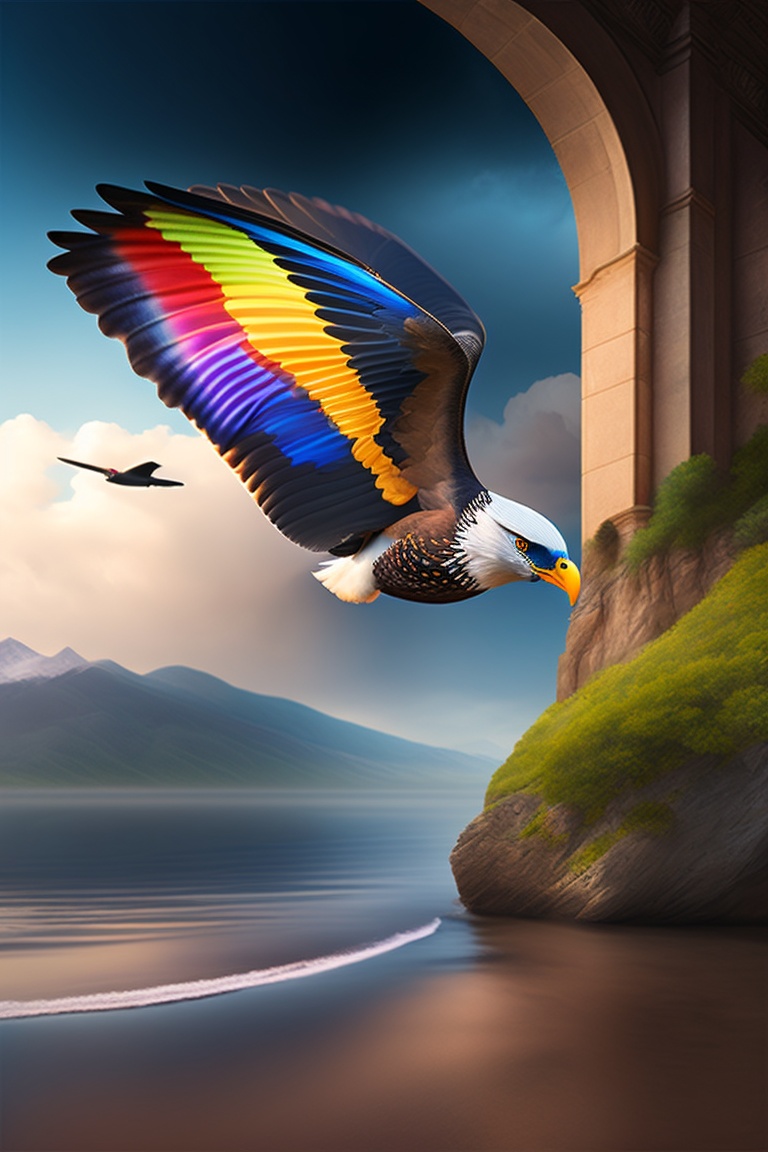Lexica - A bridge, the ocean, an eagle a butterfly