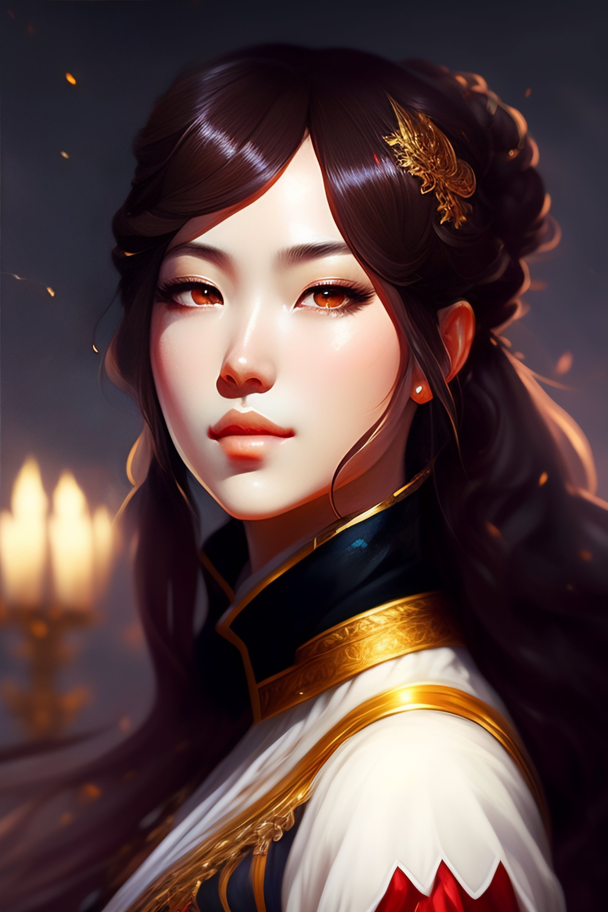Lexica - Baroque oil painting anime key visual full body portrait ...
