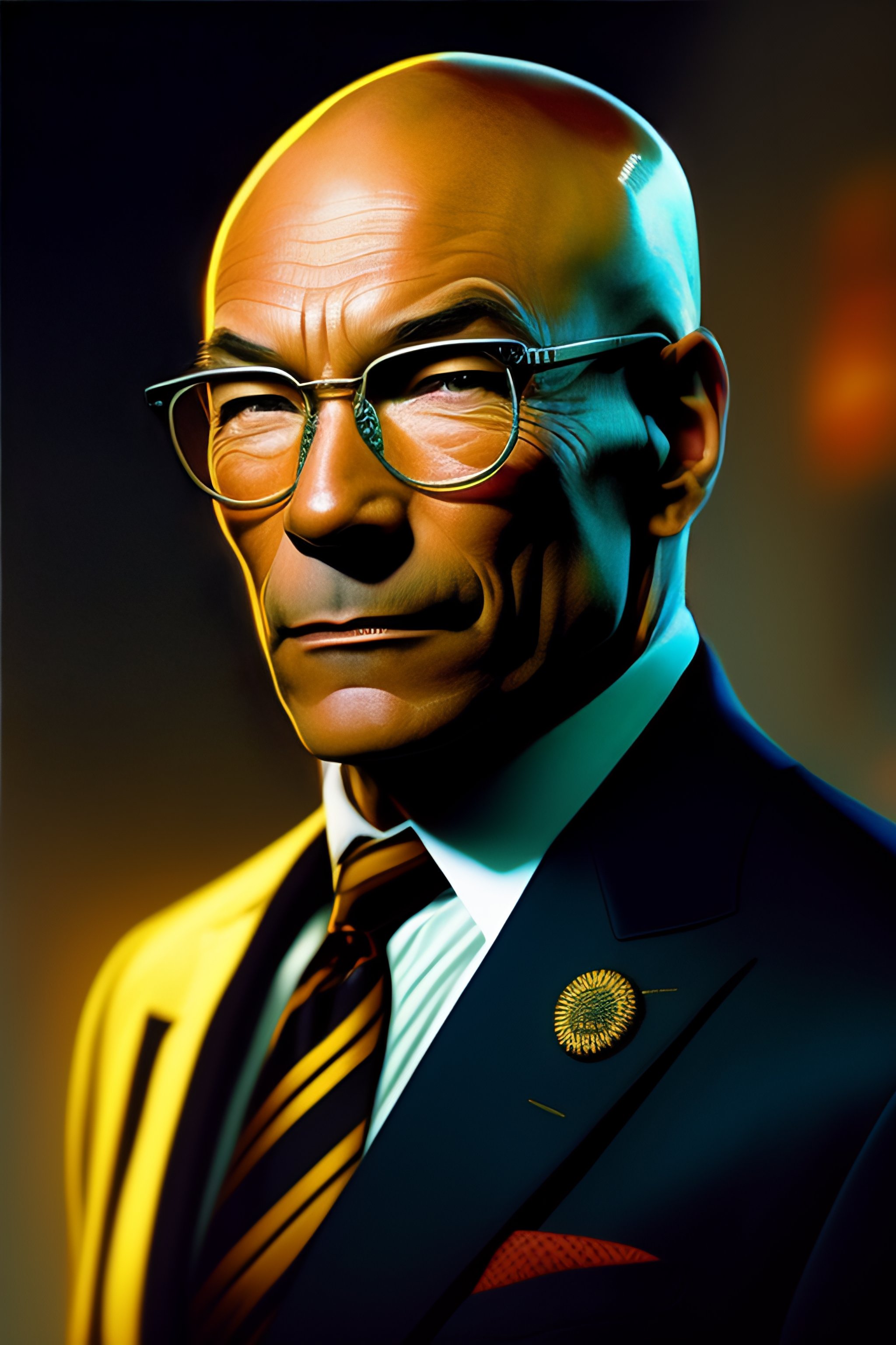 Lexica - Patrick Stewart as Spider Jerusalem from Transmetropolitan.
