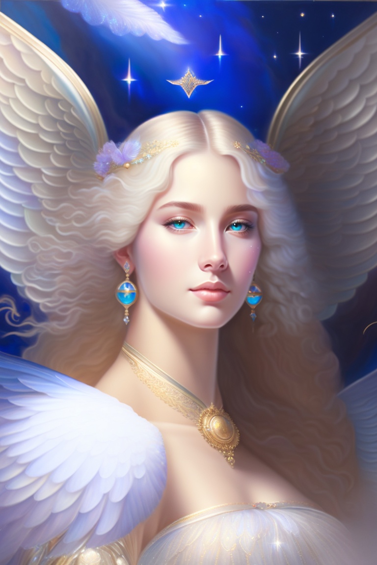 Lexica - An awe-inspiring portrait of an angel, capturing the essence ...