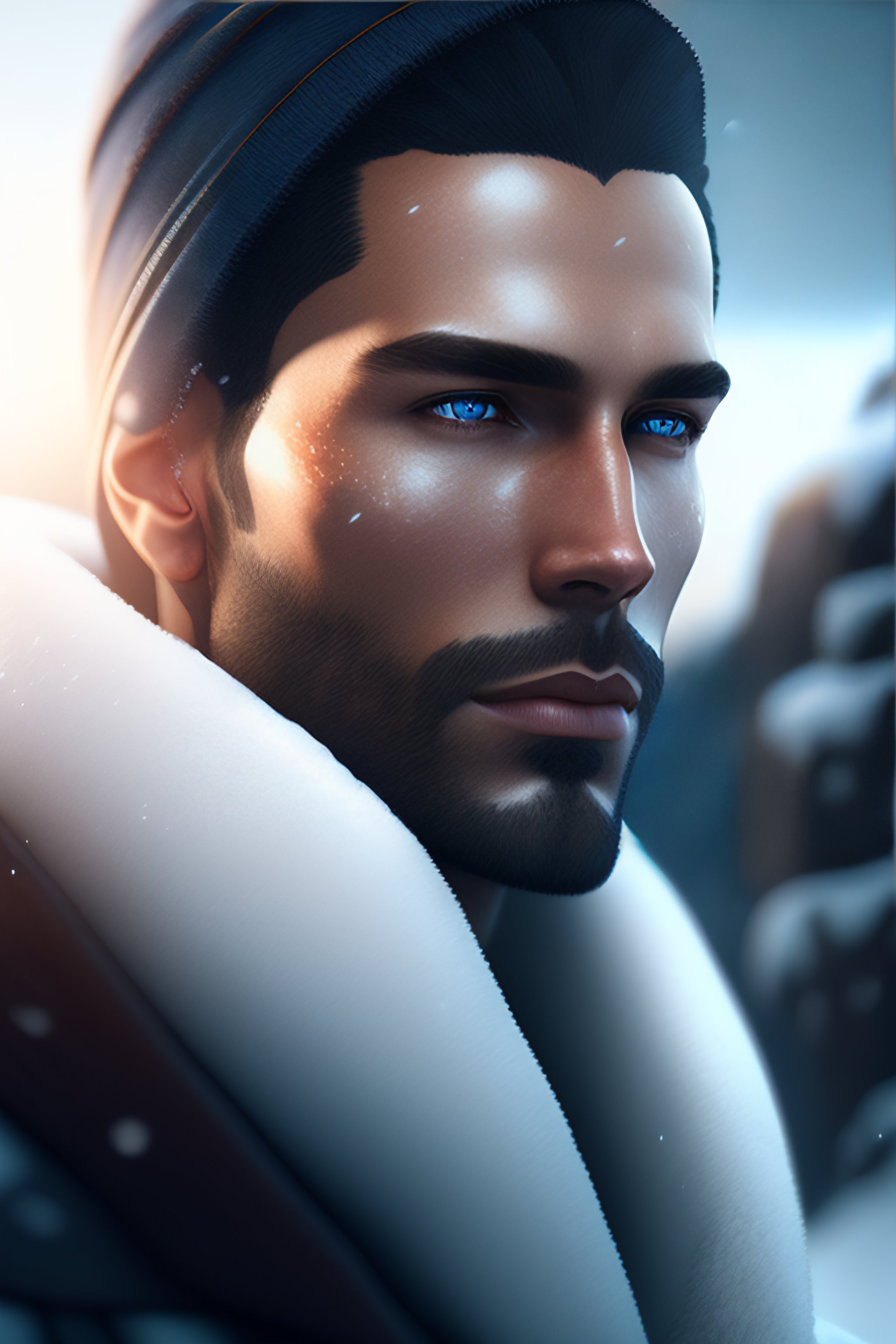 Lexica - The man made of ice, au naturel, hyper detailed, digital art ...