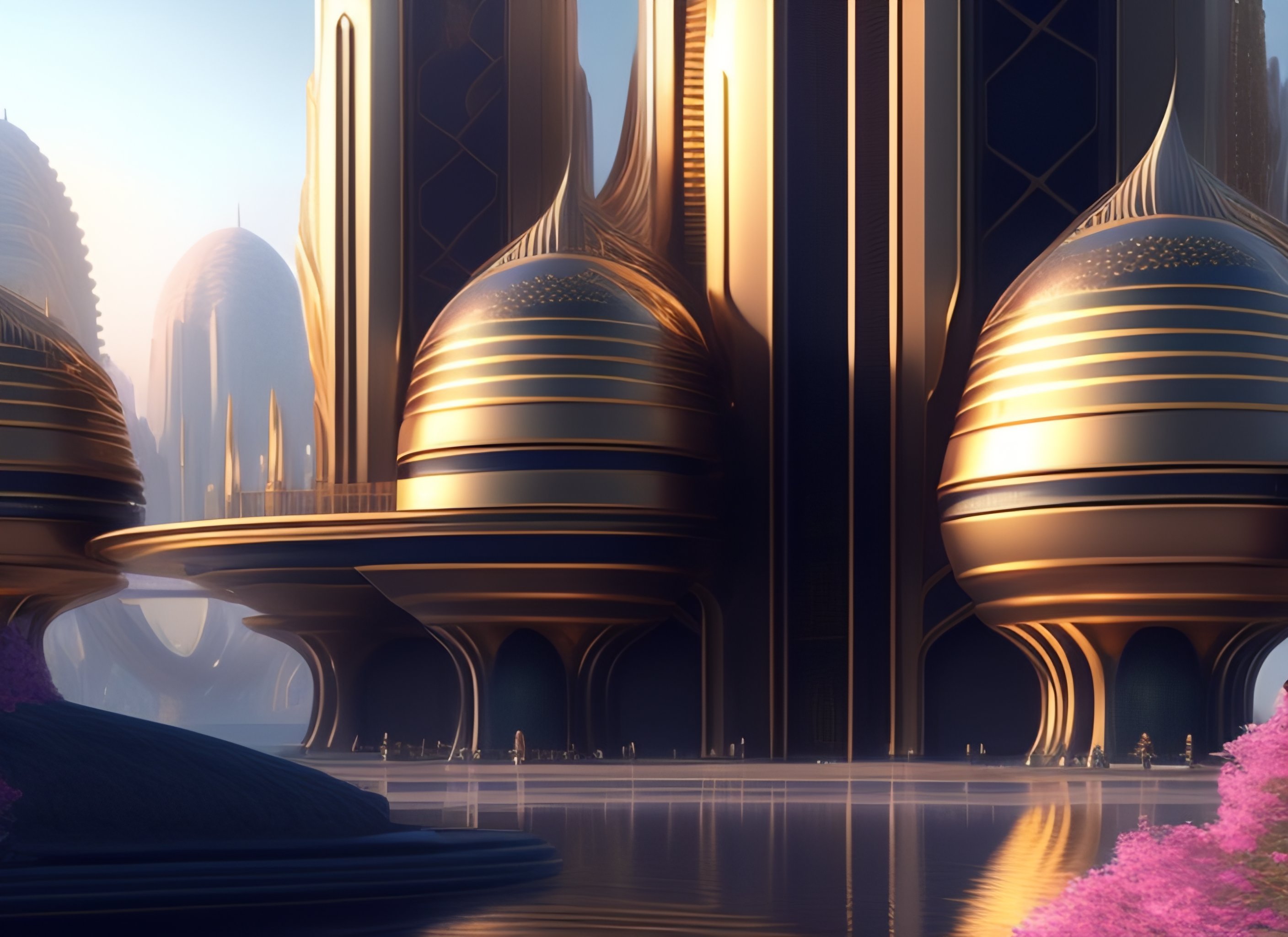 Lexica - A beautiful and insanely detailed matte painting of an ...