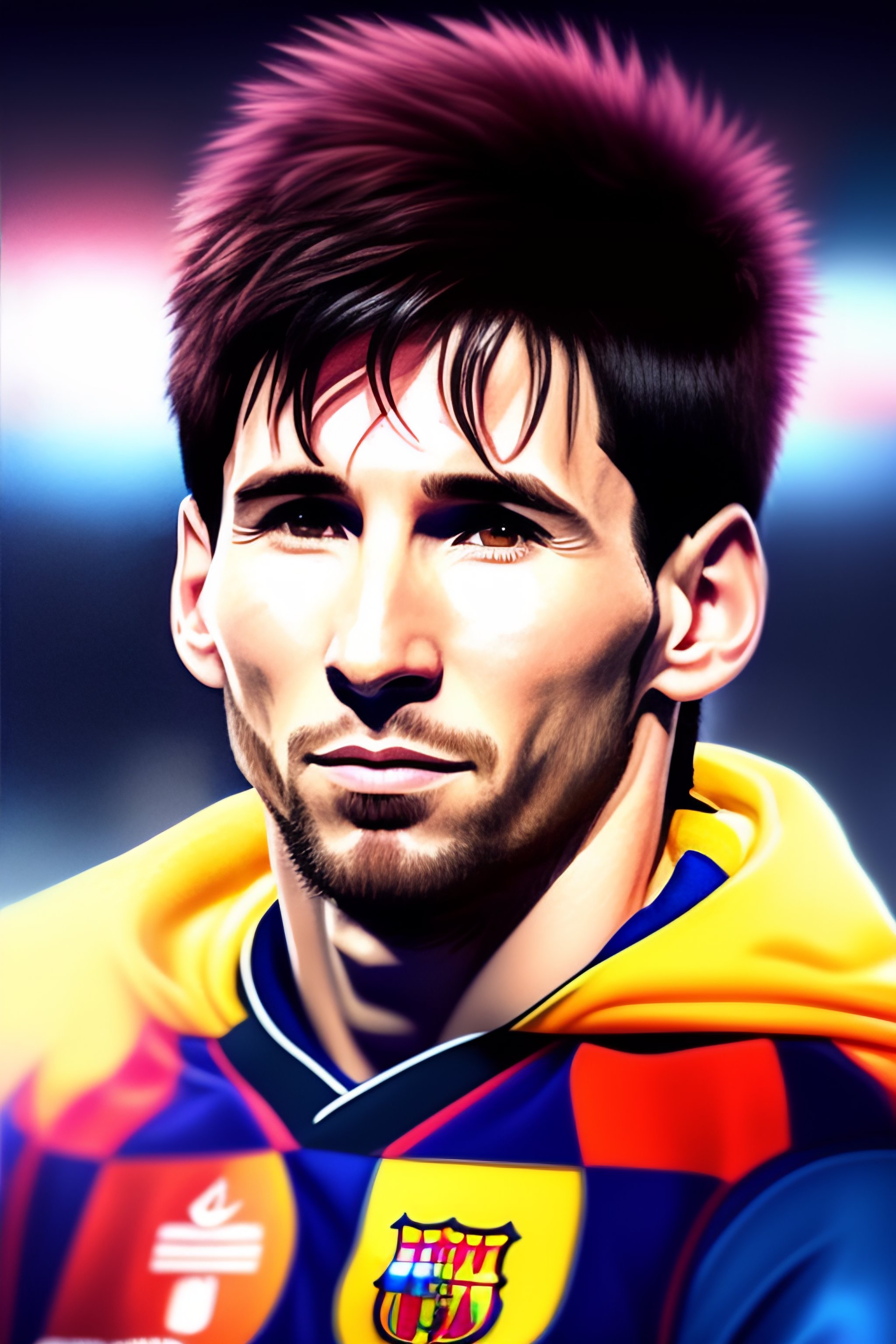 Lexica - Lionel messi drawn as an anime charcter
