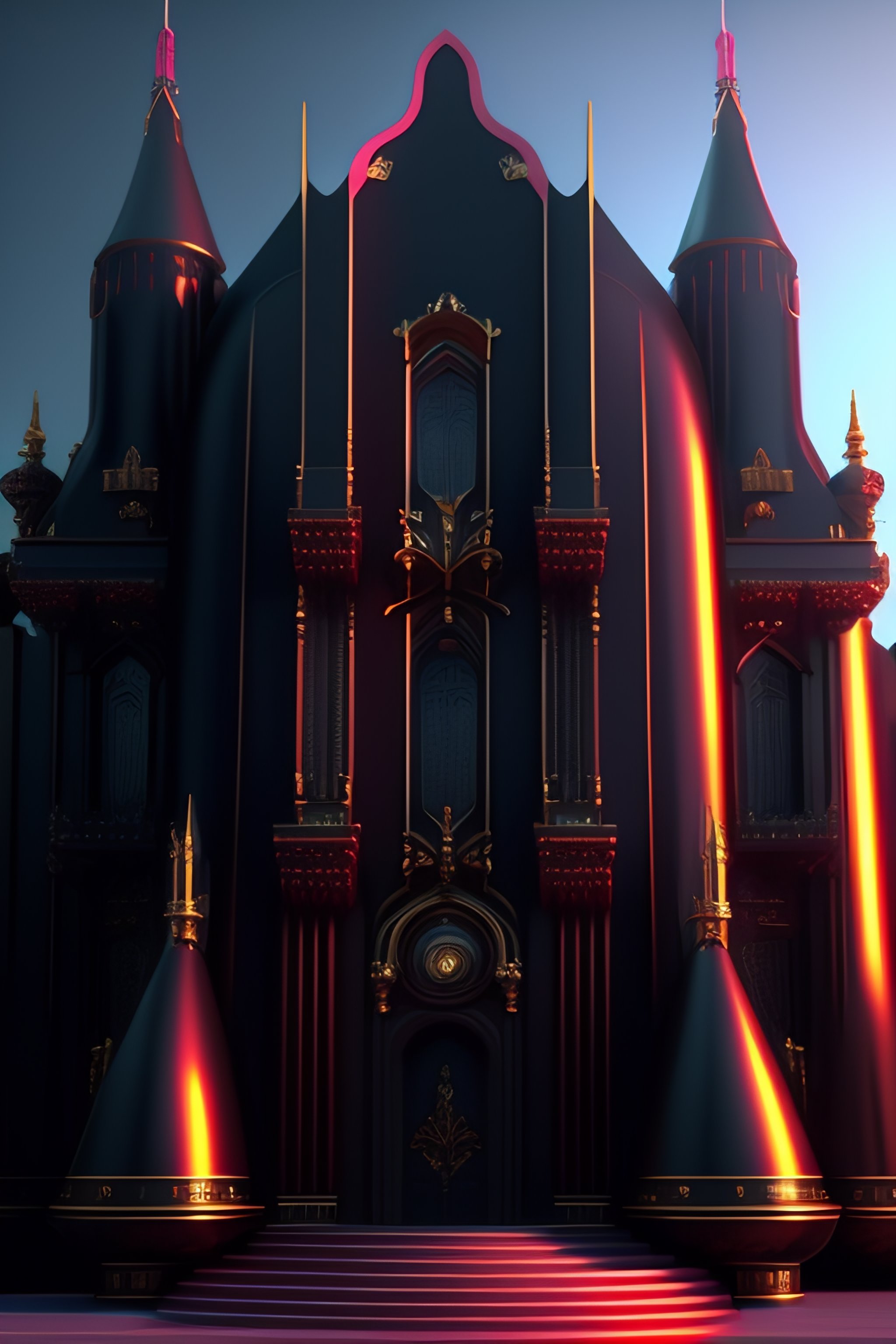 Lexica - Portrait of Dracula, CyberWave Style, Cyberpunk and Cyber ...