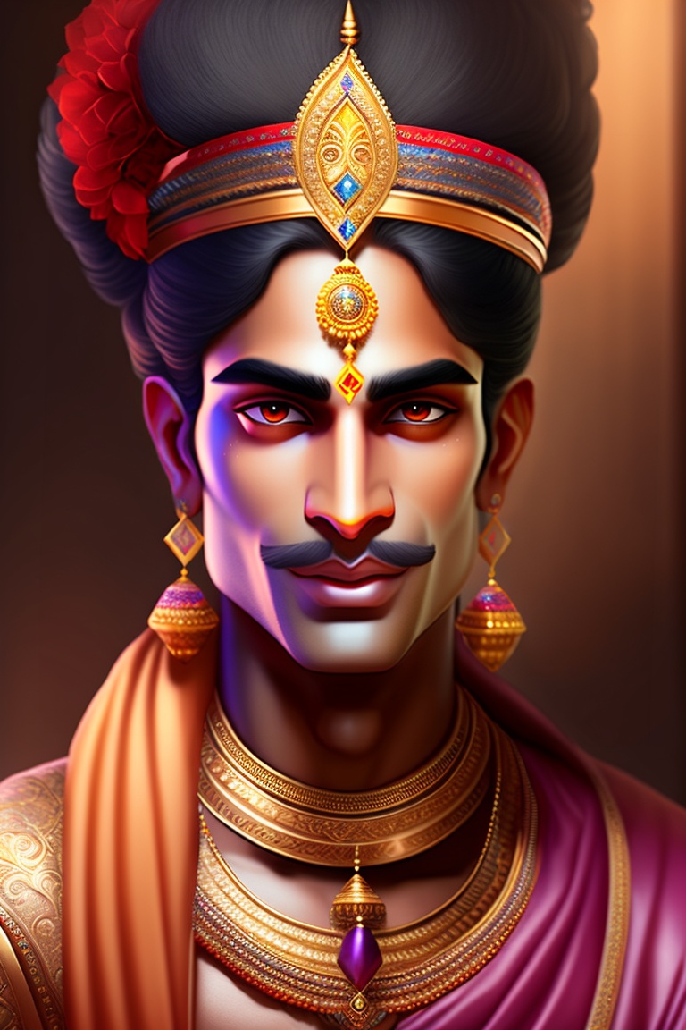 Lexica - Lord Krishna, in the Mahabharata, is described as a ...