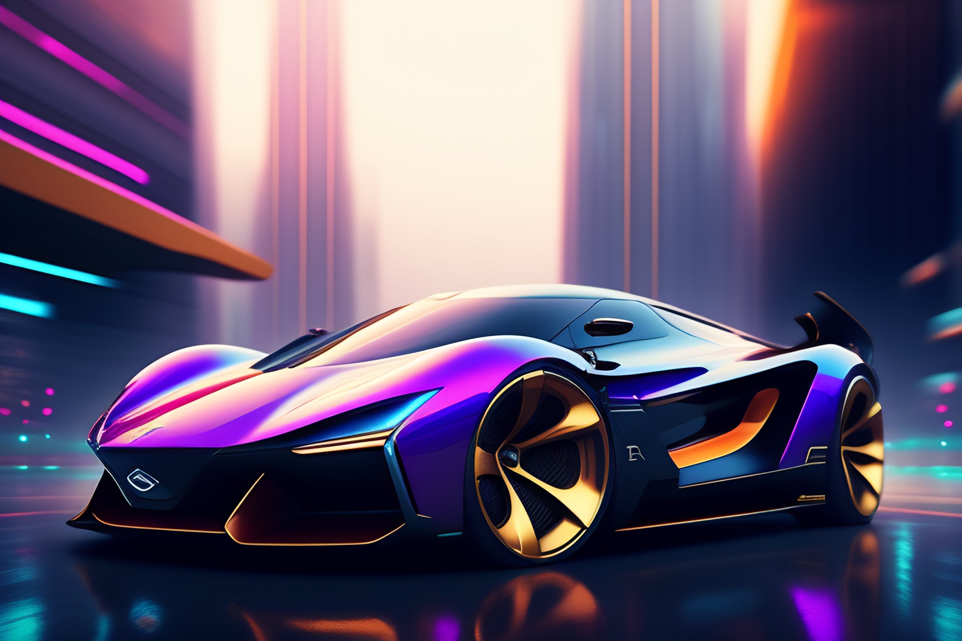 Lexica - God of designer super futuristic cars cyberpunk, muted colors ...