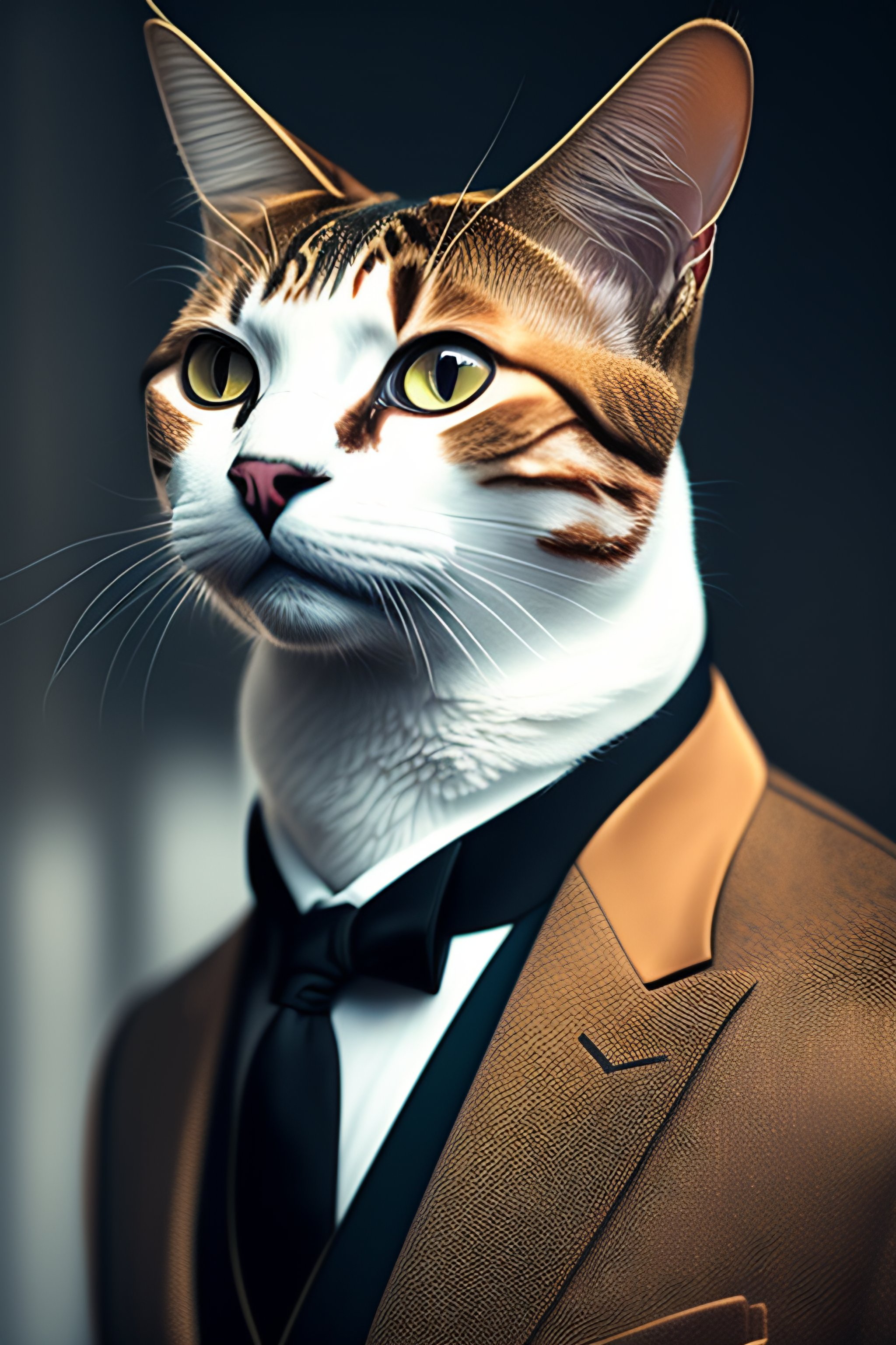 Lexica - Cat in a suit