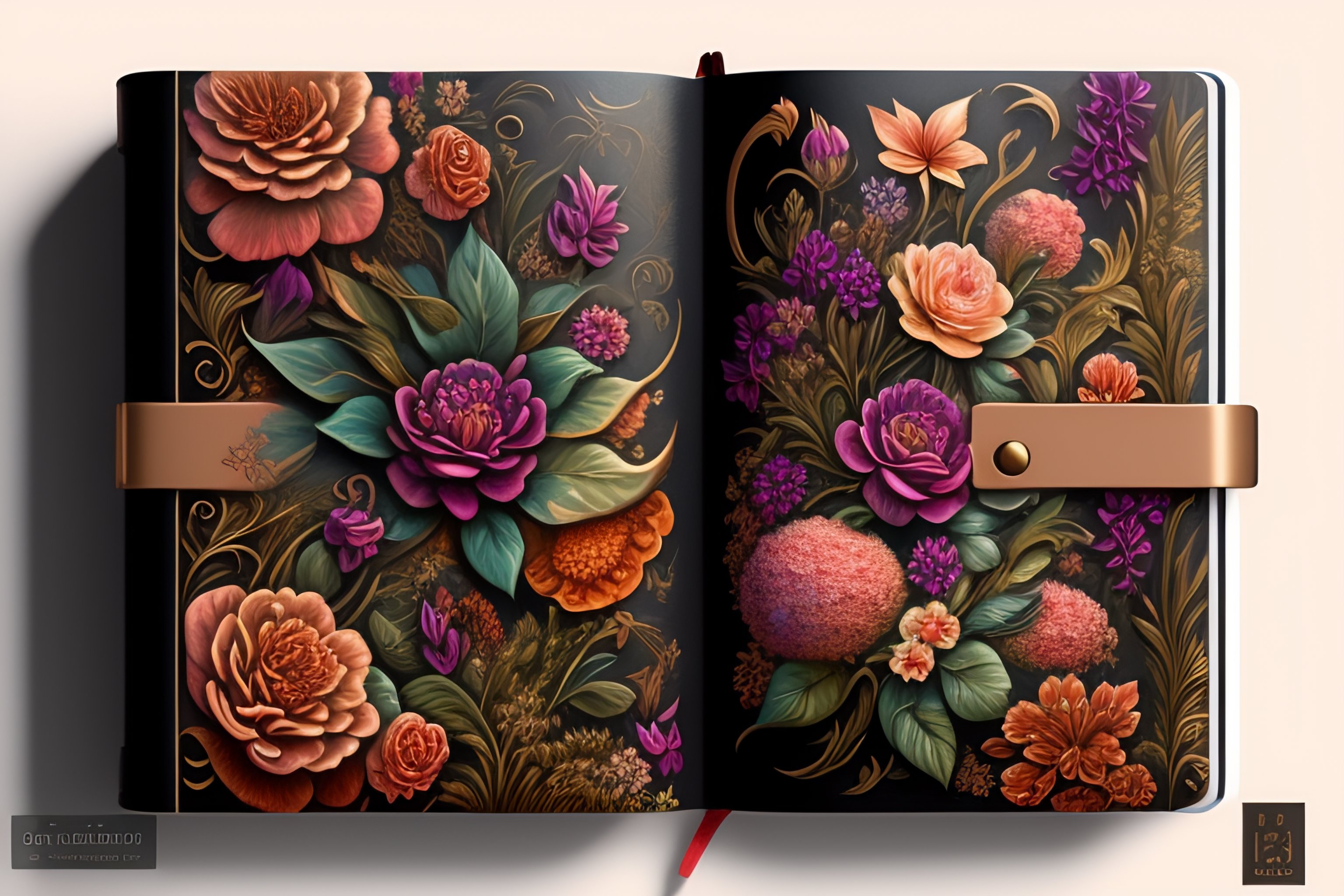 Lexica - Detailed junk journal paper background floral painterly style ...