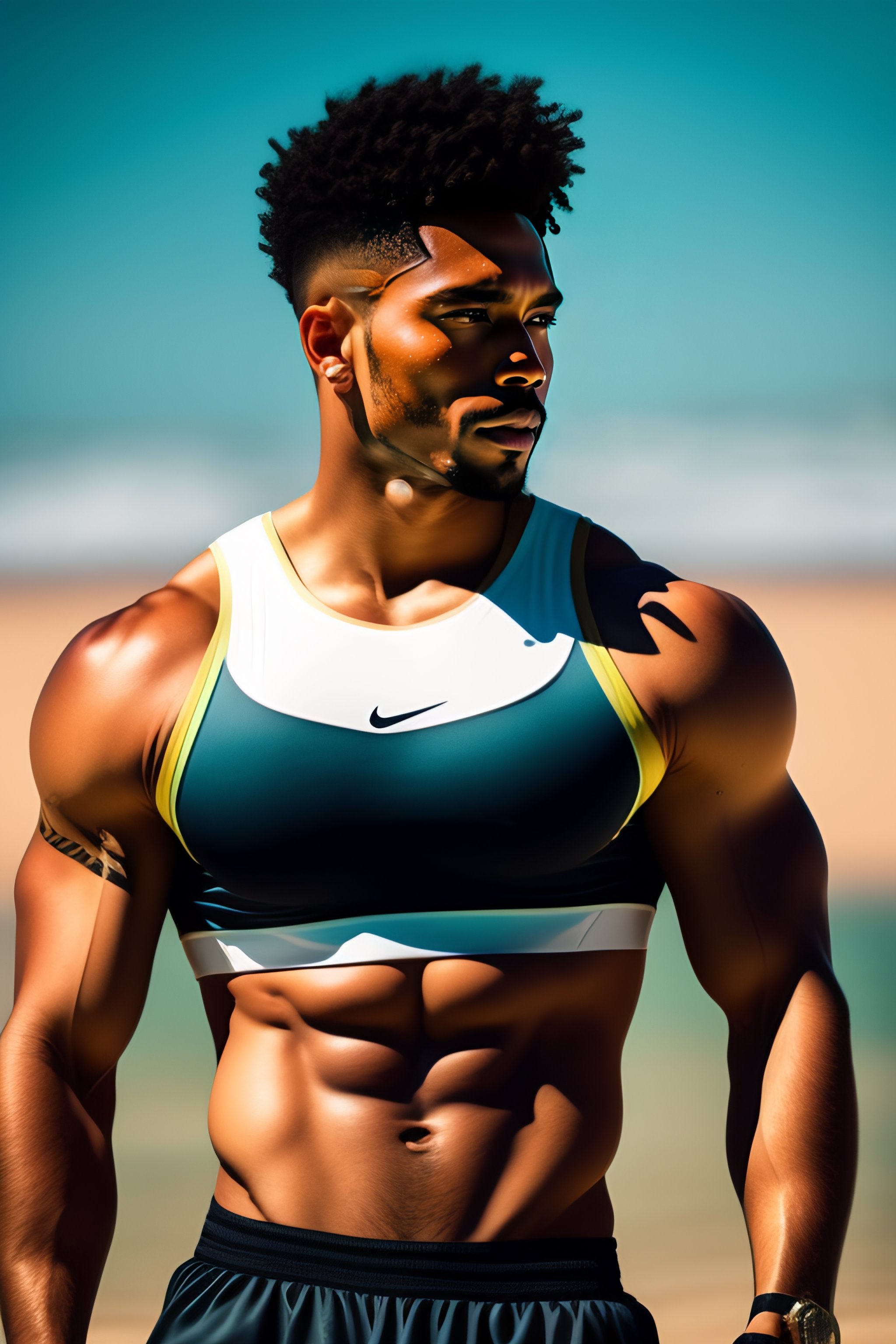 Lexica - Croptop guy soft cute weak