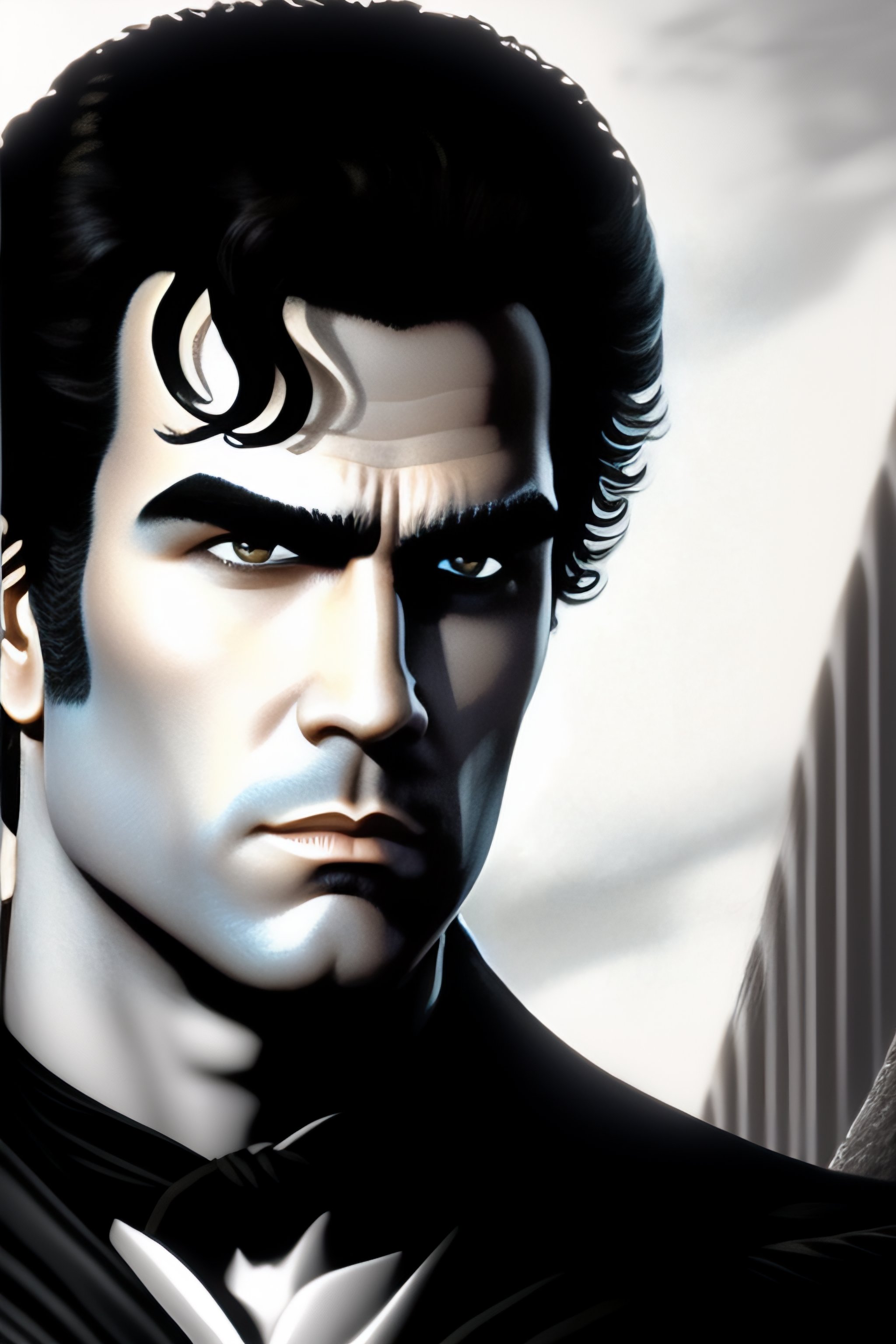 Lexica - Duncan MacLeod in the style Kentarō Miura