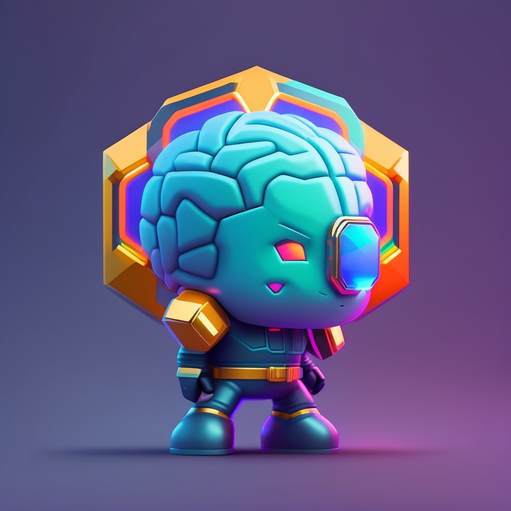 Lexica - Mascot, futuristic, brain, avatar, gamer, cartoon, 2D, 4K ...