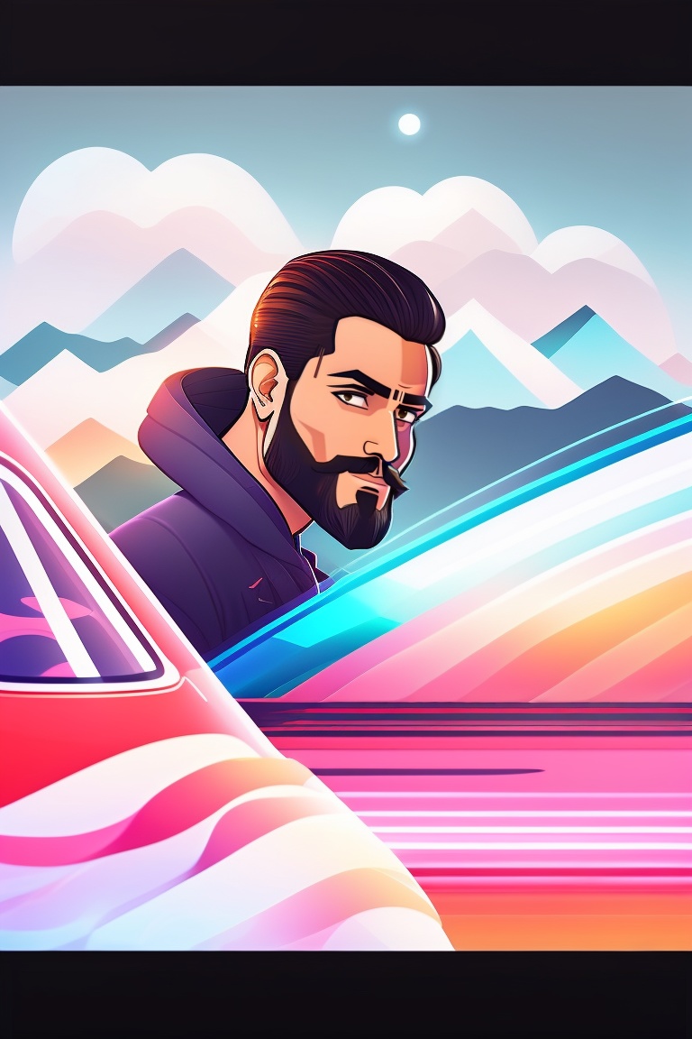 Lexica - Hyper detailed illustration of a south Indian male podcaster ...
