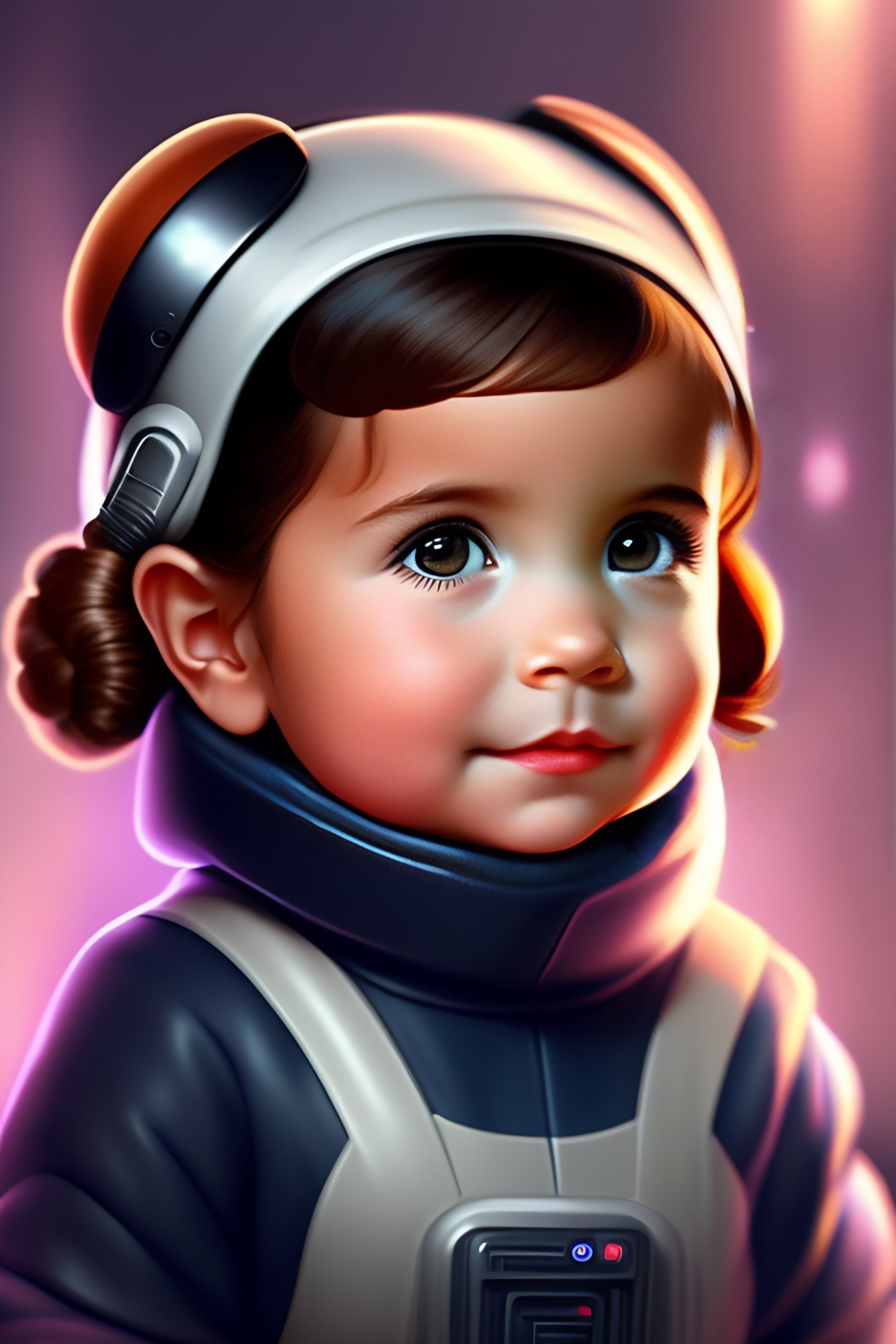 Lexica - Cute and adorable Leia Organa it baby, fantasy, dreamlike ...