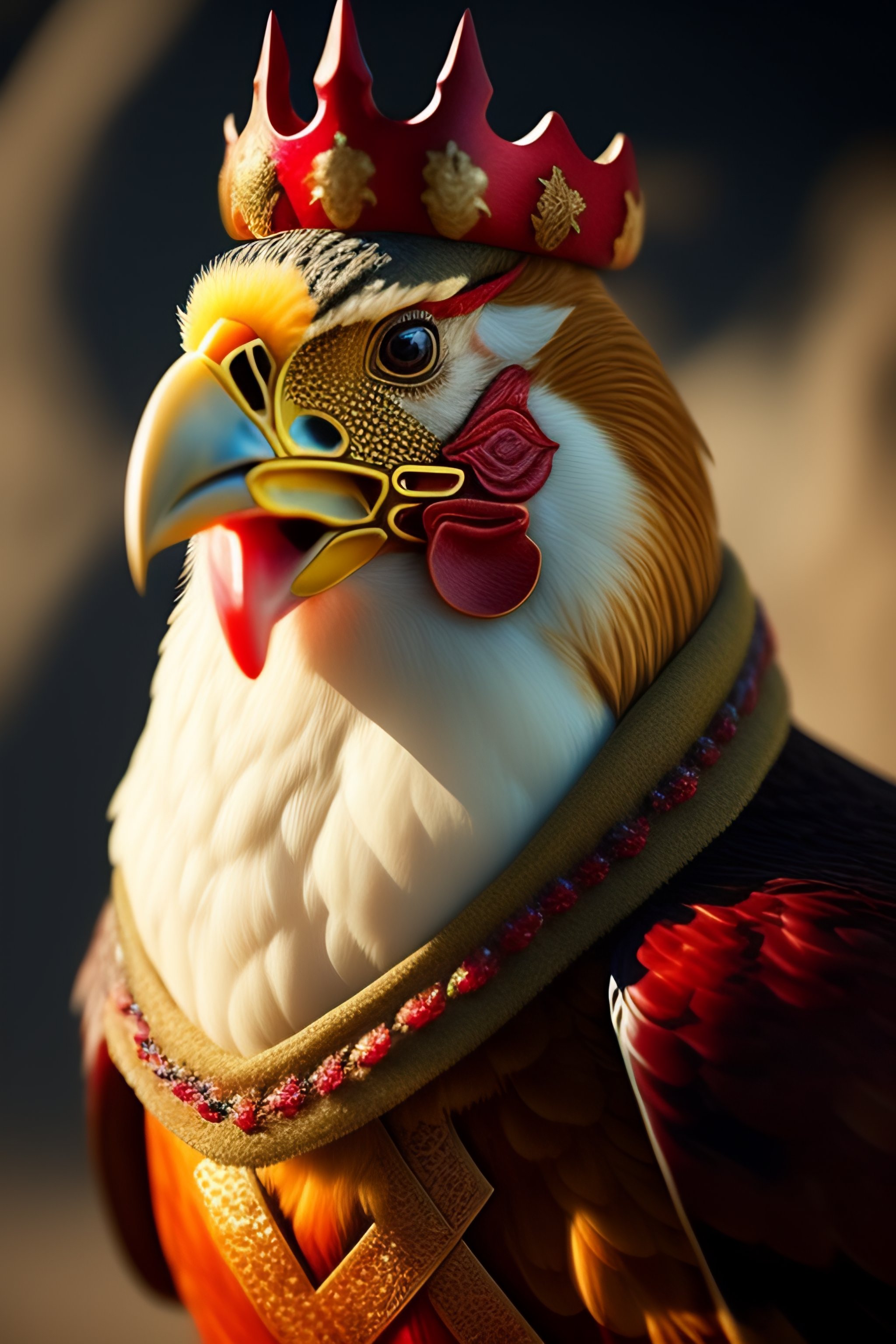 Lexica - A chicken with sword