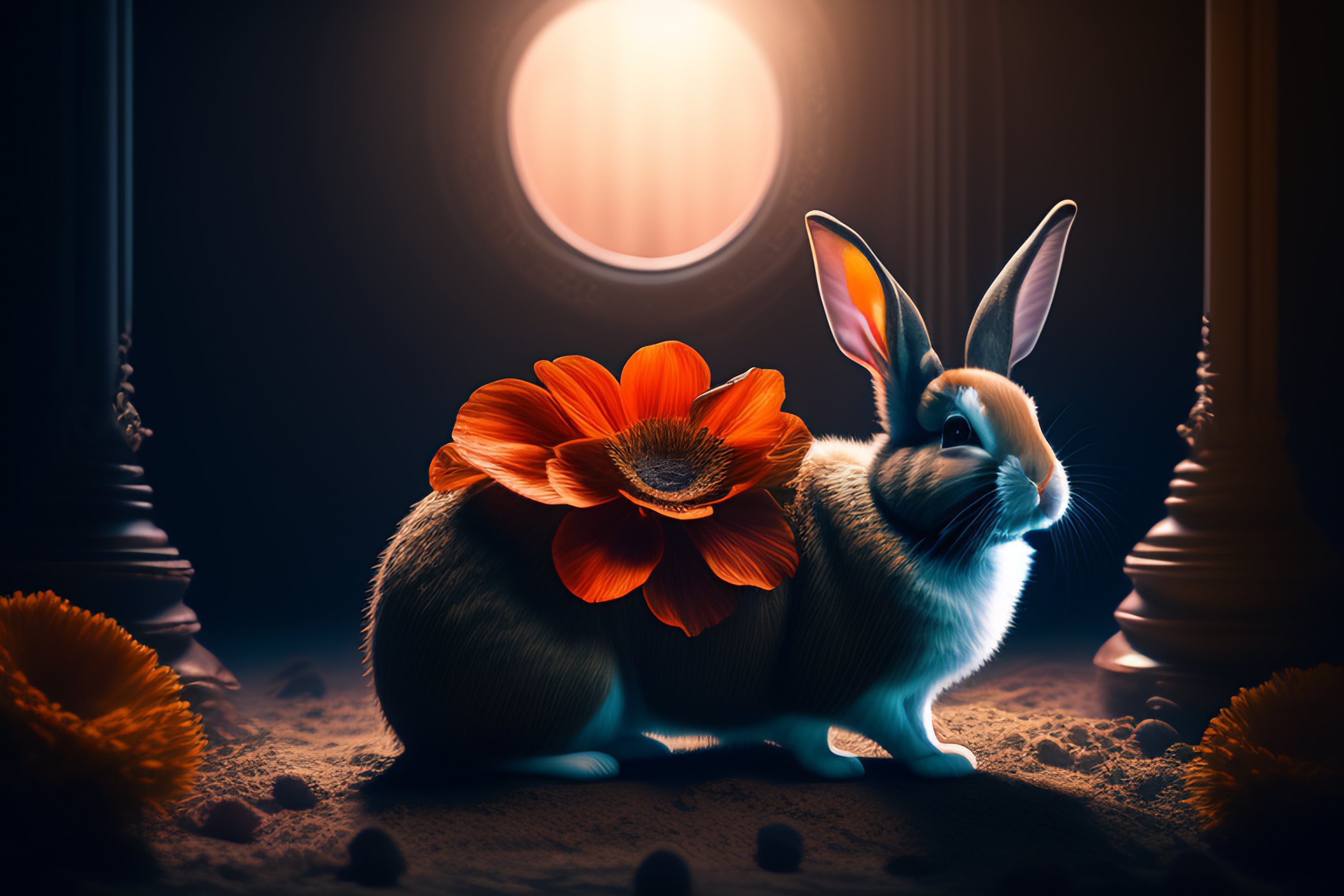 Lexica - Still life of ribbed abandoned bunny on exoplanet in heaven ...