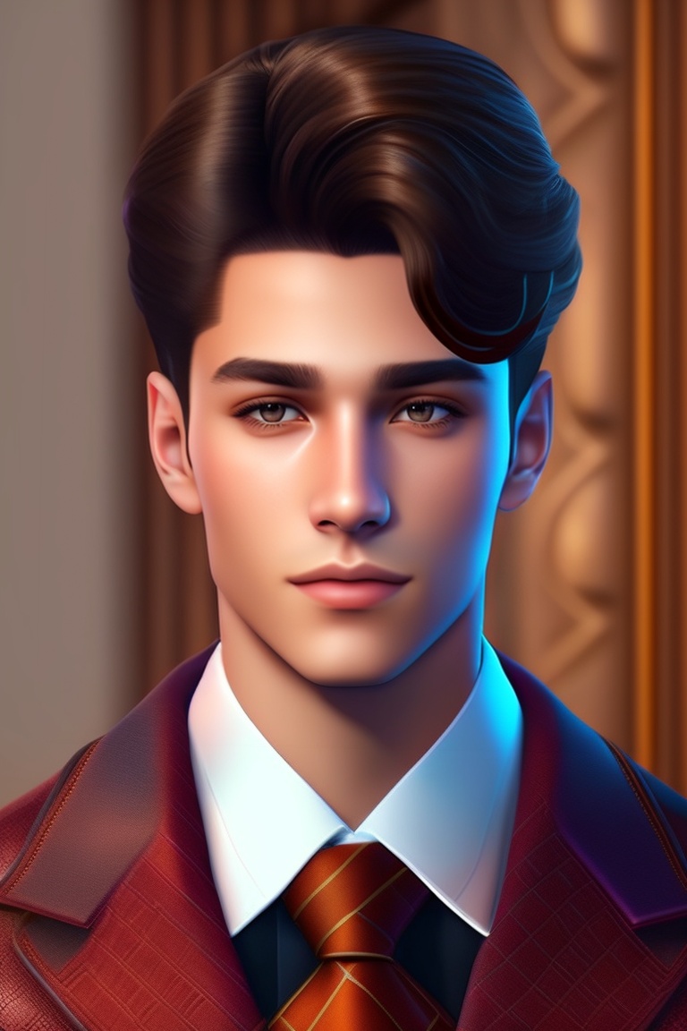 Lexica Full Hd Teenager Male Smart 18 Year Old